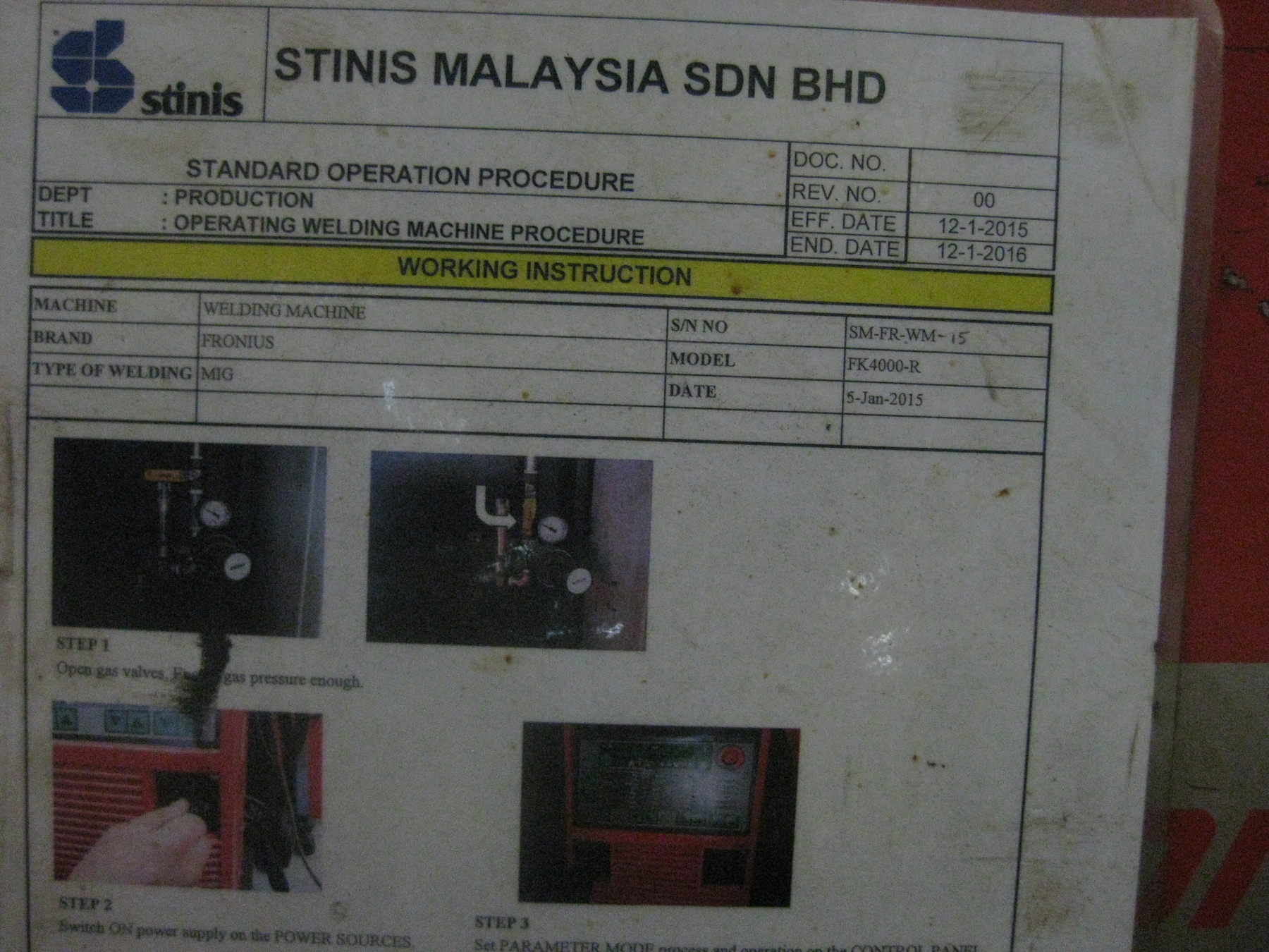 JESS Repair Service in Malaysia - Repair FRONIUS WELDING MACINE FK4000 ...