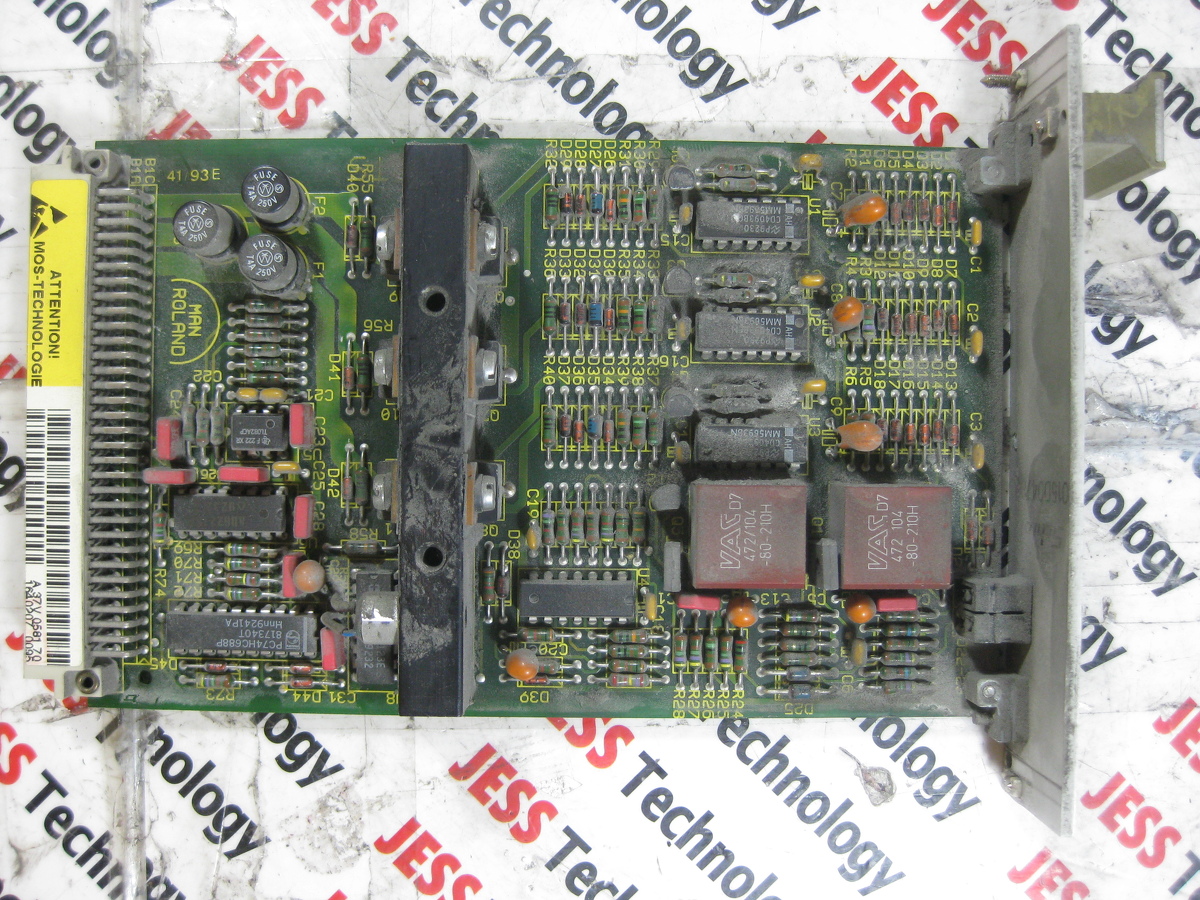 JESS Repair Service in Malaysia - Repair MAN ROLAND PCB A37V058170 ...