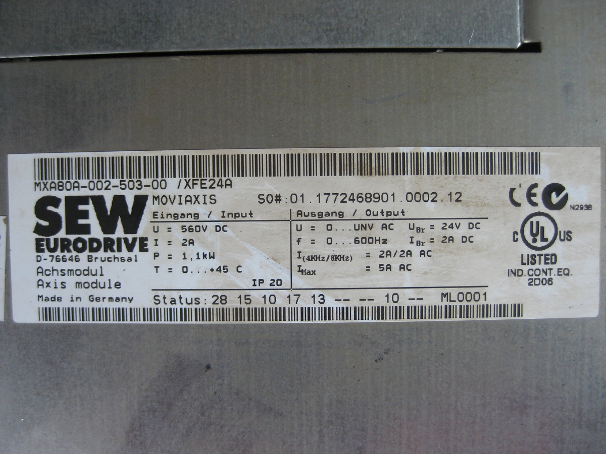 JESS Repair Service in Malaysia - Repair SEW EURODRIVE D-76646, Best ...