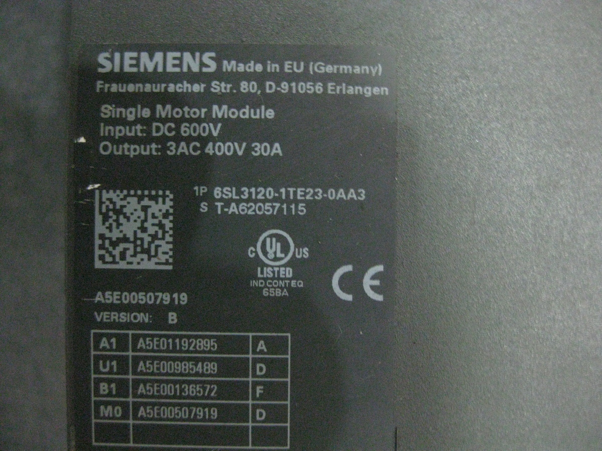 JESS Repair Service in Malaysia - Repair SIEMENS SINAMICS SINGLE MOTOR ...