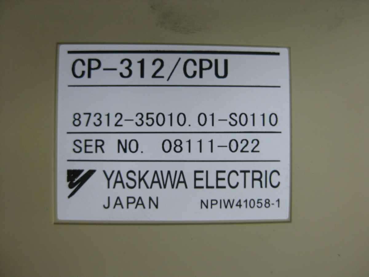 JESS Repair Service in Malaysia - Repair YASKAWA CPU CP-312, Best Repair Services in Malaysia ...