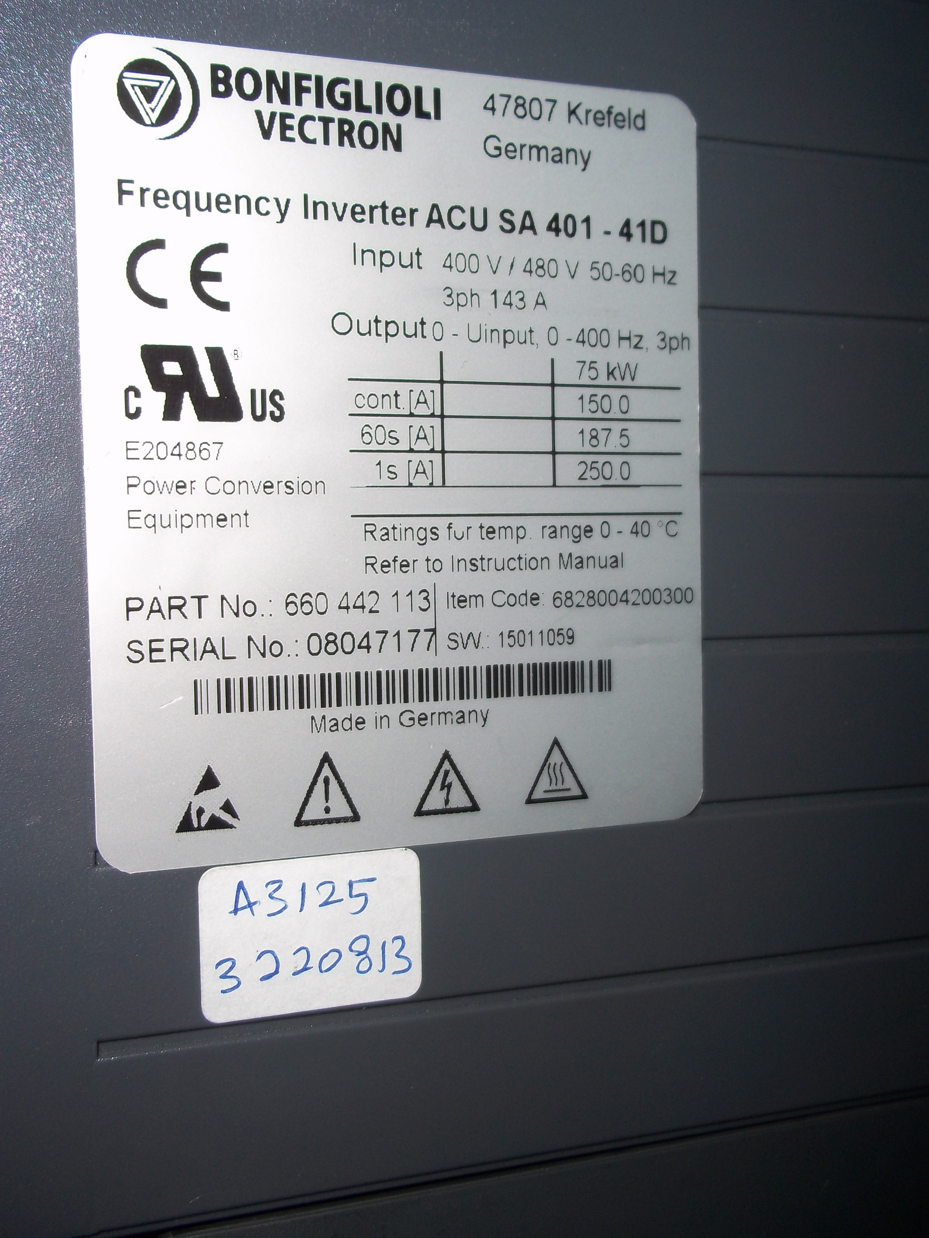 JESS | Repair ACTIVE CUBE FREQUENCY INVERTER ACU SA 401-41D in Malaysia ...