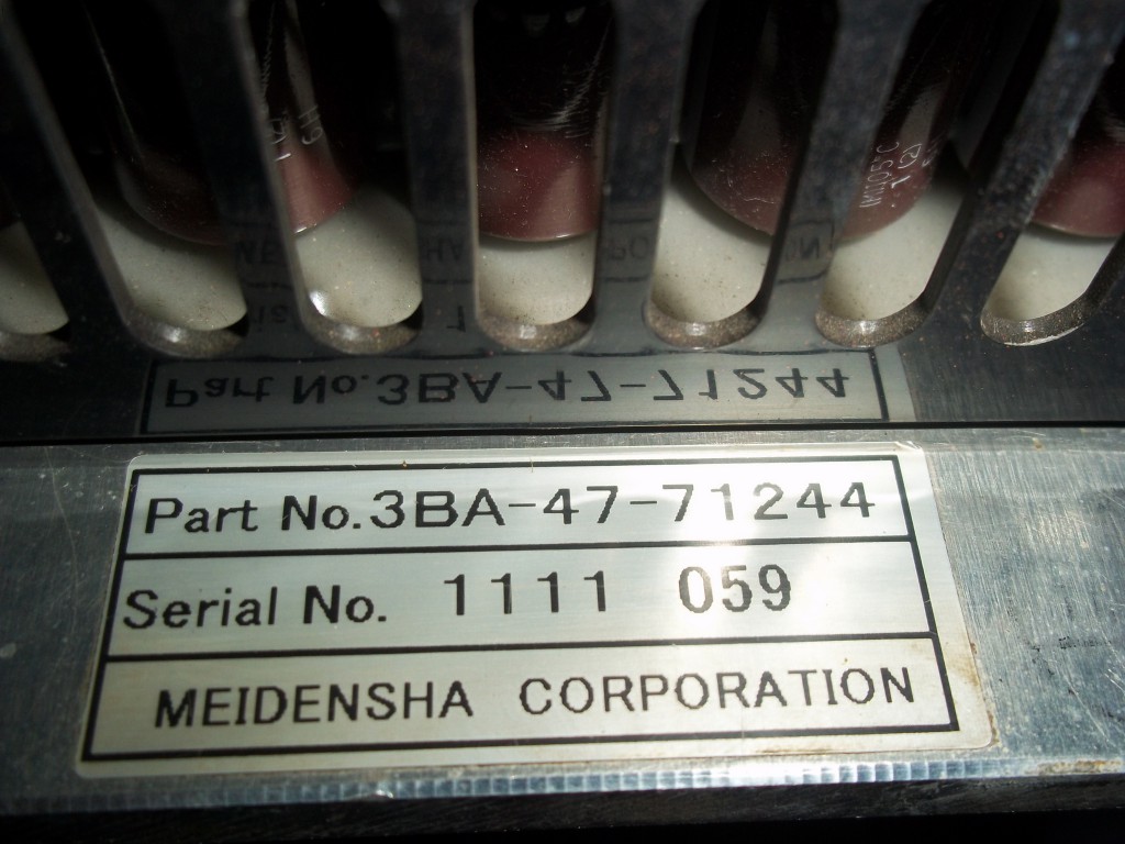 JESS | Repair MEIDENSHA MEIDENSHA CORPORATION MEIDEN 3BA-47-71244 in ...