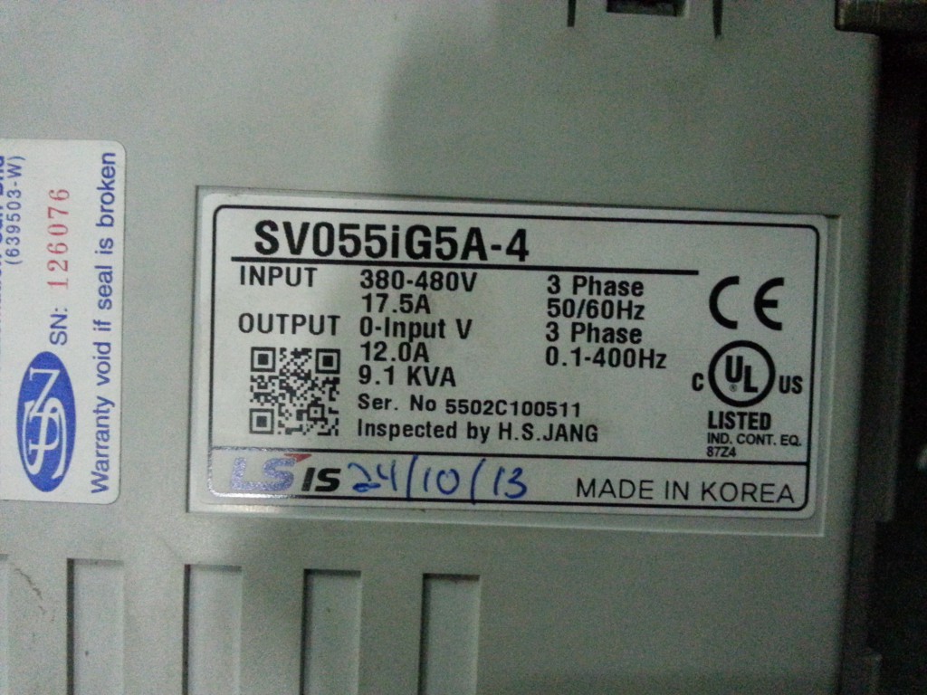 JESS | Repair IG5A IG5A VARIABLE FREQUENCY DRIVE SV055IG5A-4 in ...