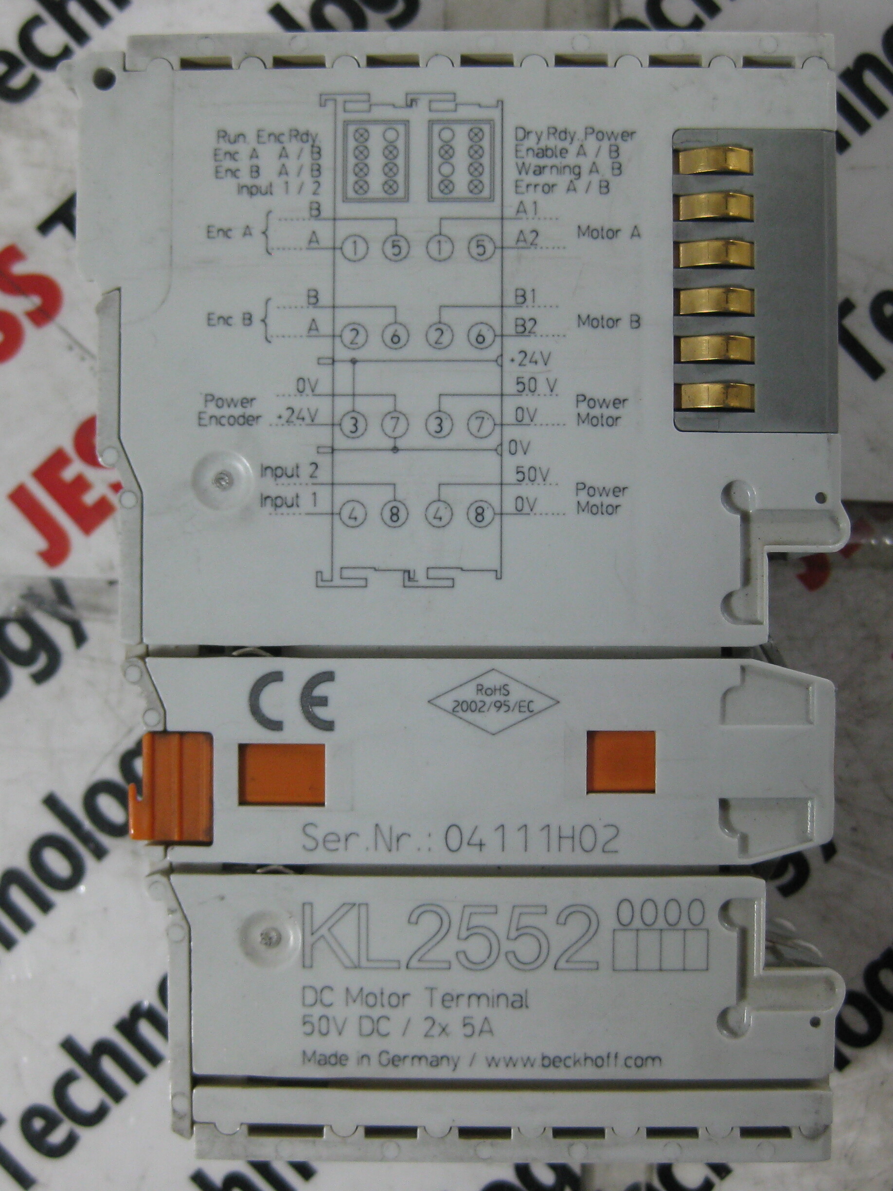 JESS Repair Service in Malaysia - Repair BECKHOFF DC MOTOR TERMINAL ...