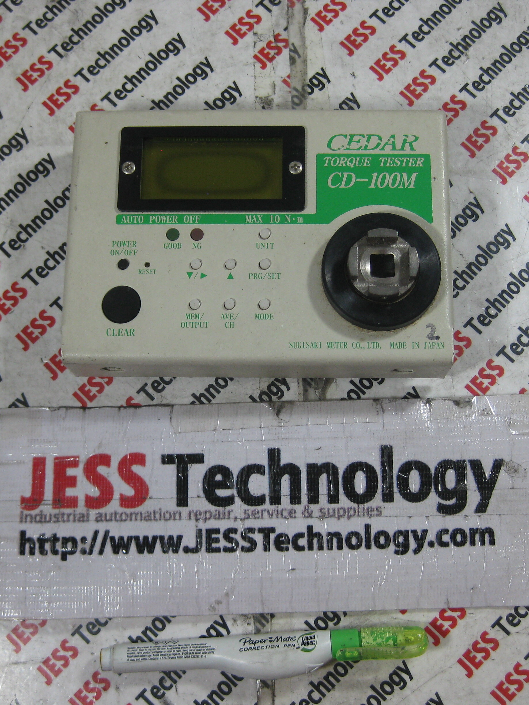 JESS Repair Service in Malaysia - Repair CEDAR TORQUE TESTER CD-100M ...