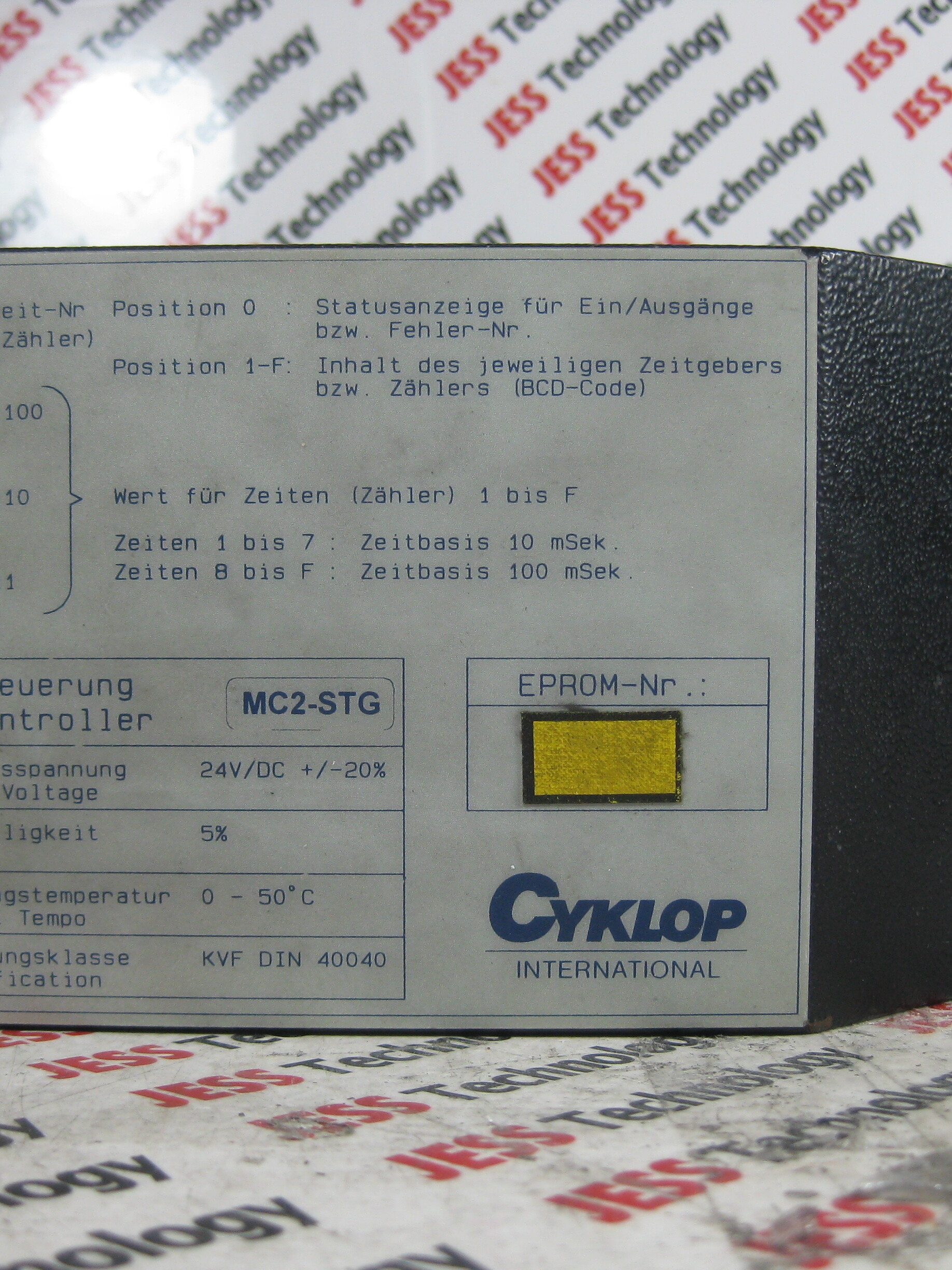JESS Repair Service in Malaysia - Repair CYKLOP MC-CONTROLLER MC2-STG ...