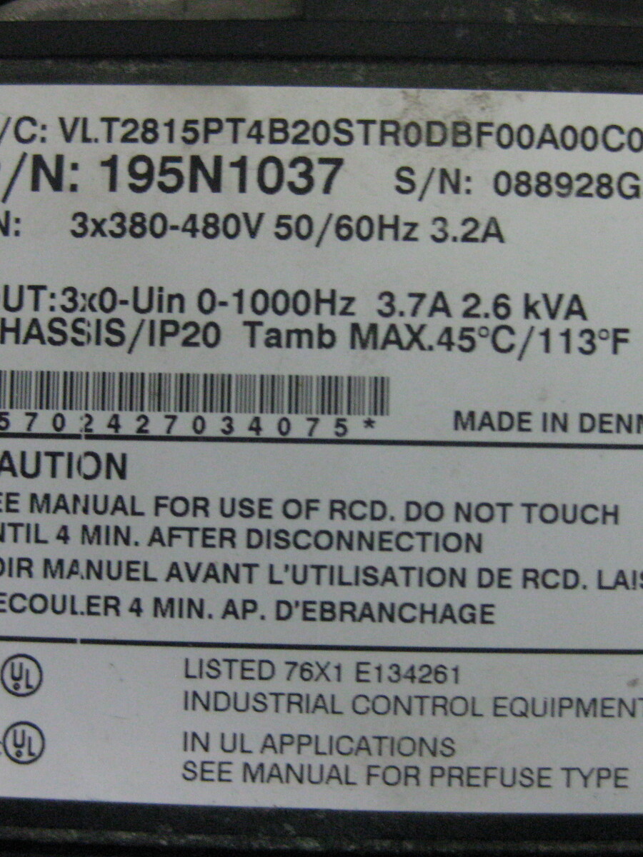 JESS Repair Service in Malaysia - Repair Danfoss VLT2800 INVERTER ...