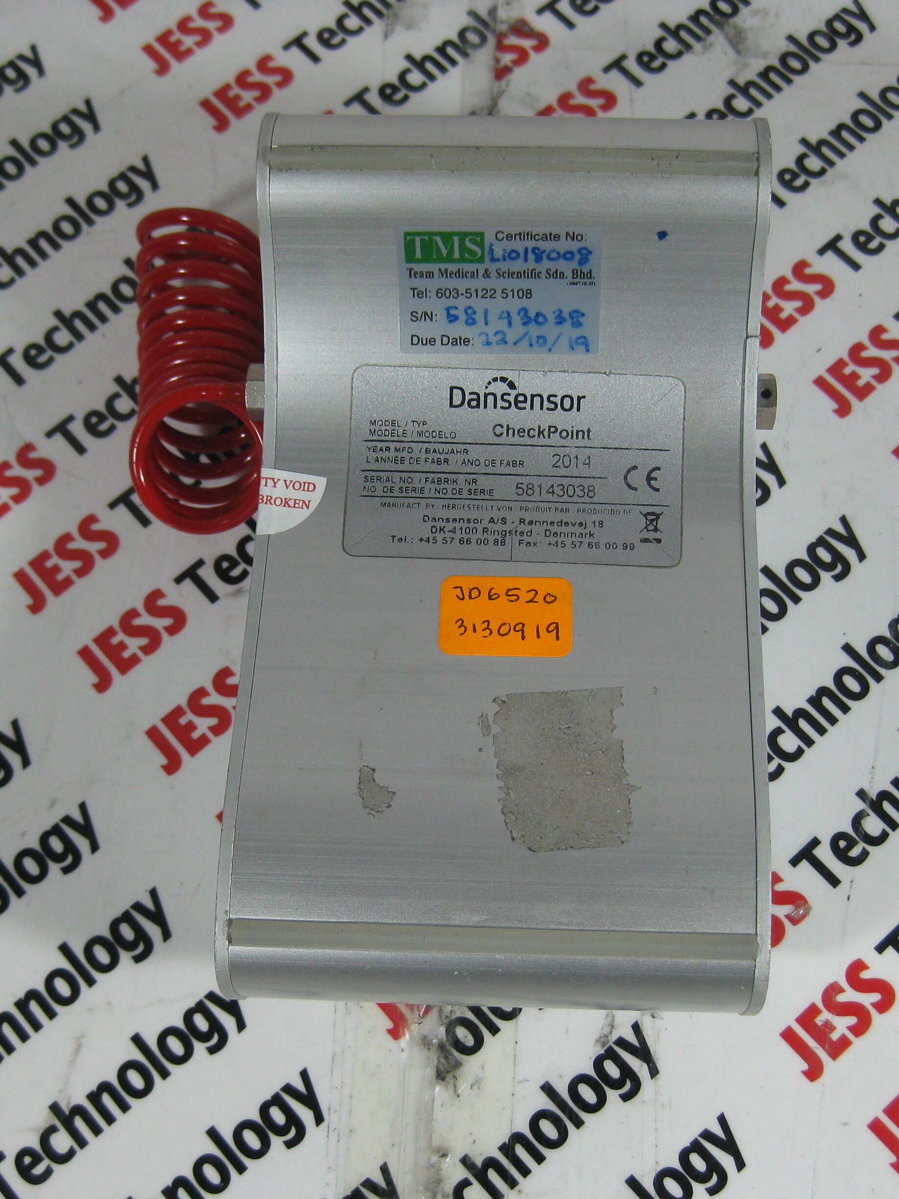 JESS Repair Service in Malaysia - Repair DANSENSOR PORTABLE GAS ...