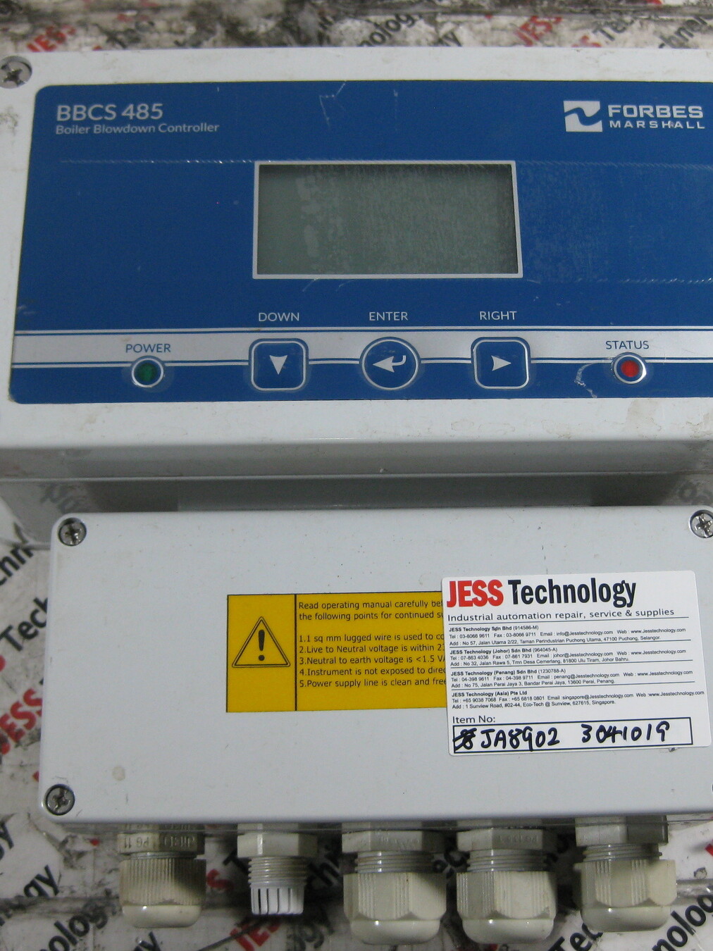 JESS Repair Service in Malaysia - Repair FORBES MARSHALL BOILER ...