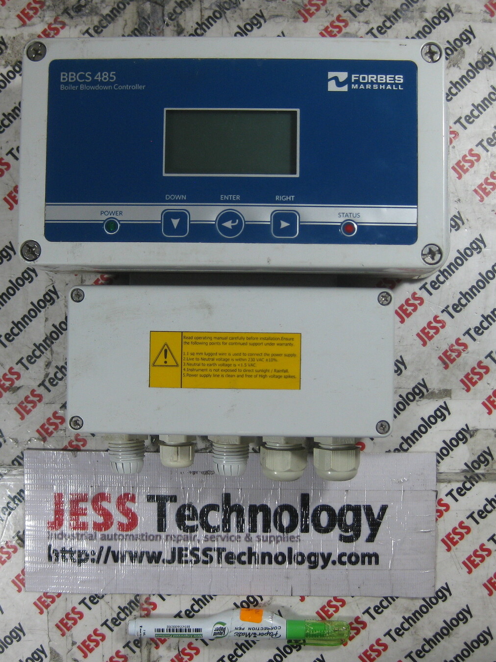 JESS Repair Service in Malaysia - Repair FORBES MARSHALL BOILER BLOWDOWN CONTROLLER BBCS-485 ...
