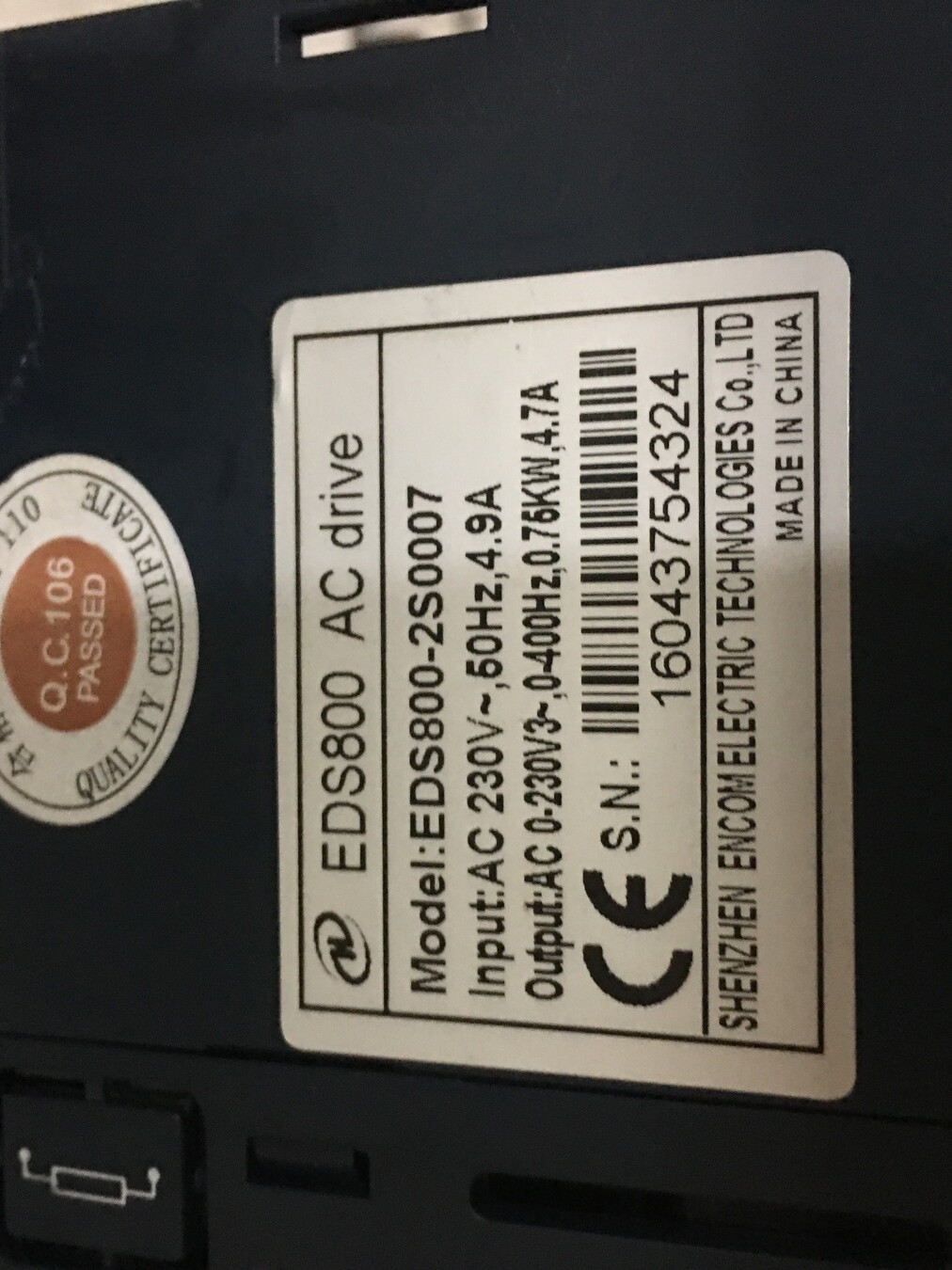 JESS Repair Service in Malaysia - Repair - ENC AC DRIVE EDS800-2S0007 ...