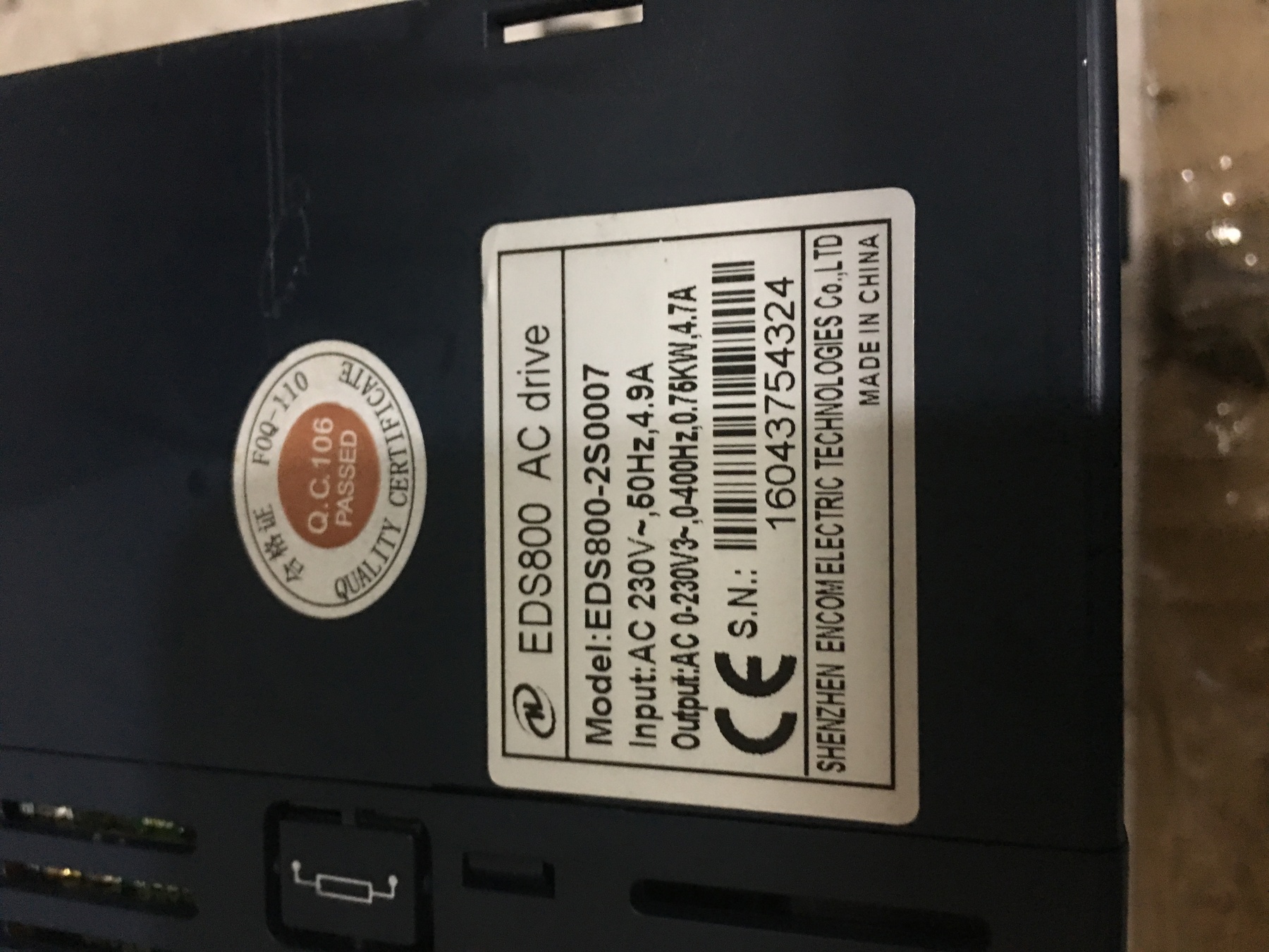 JESS Repair Service in Malaysia - Repair - ENC AC DRIVE EDS800-2S0007 ...