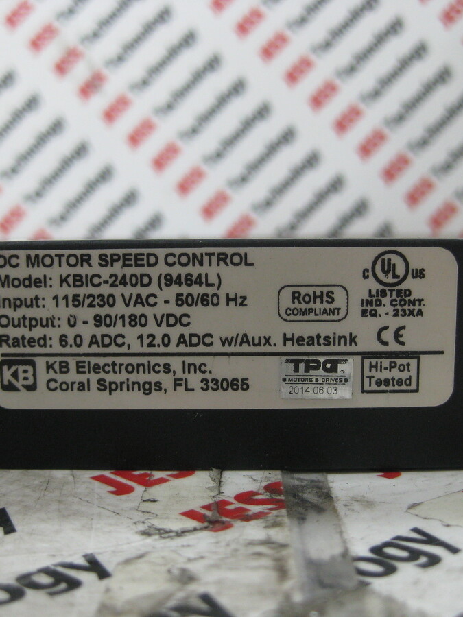 JESS Repair Service in Malaysia - Repair KB ELECTRONICS DC MOTOR SPEED ...