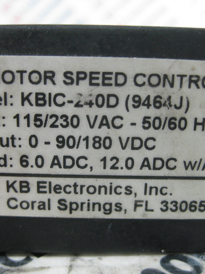 JESS Repair Service in Malaysia - Repair KB ELECTRONICS DC MOTOR SPEED ...