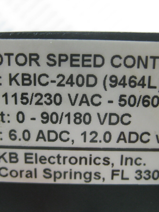 JESS Repair Service in Malaysia - Repair KB ELECTRONICS DC MOTOR SPEED ...