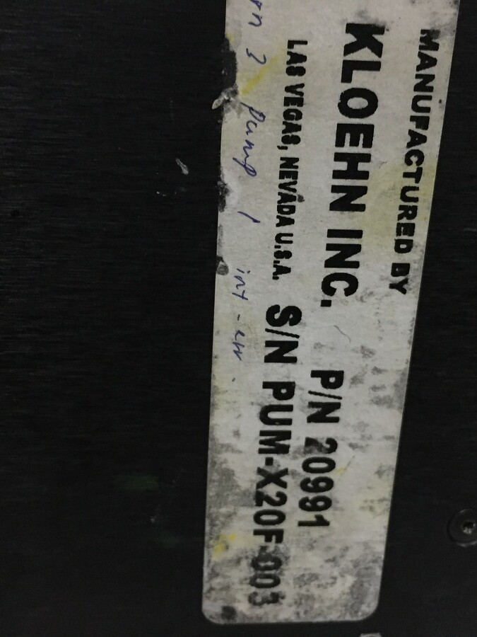 JESS Repair Service in Malaysia - Repair KLOEHN INC KLOEHN SYRINGE PUMP ...