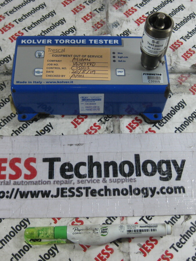 JESS Repair Service in Malaysia - Repair KOLVER TORQUE TESTER MINIK5 ...