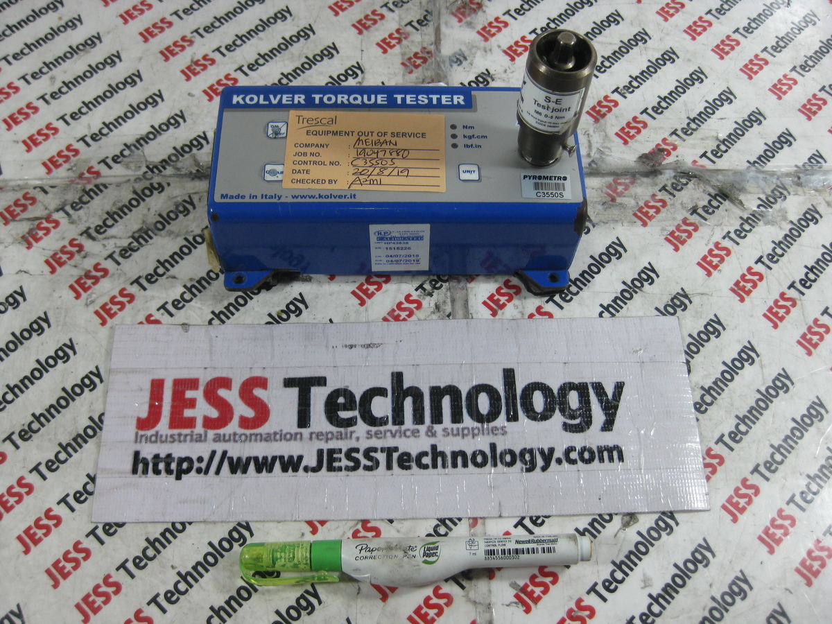 JESS Repair Service in Malaysia - Repair KOLVER TORQUE TESTER MINIK5 ...