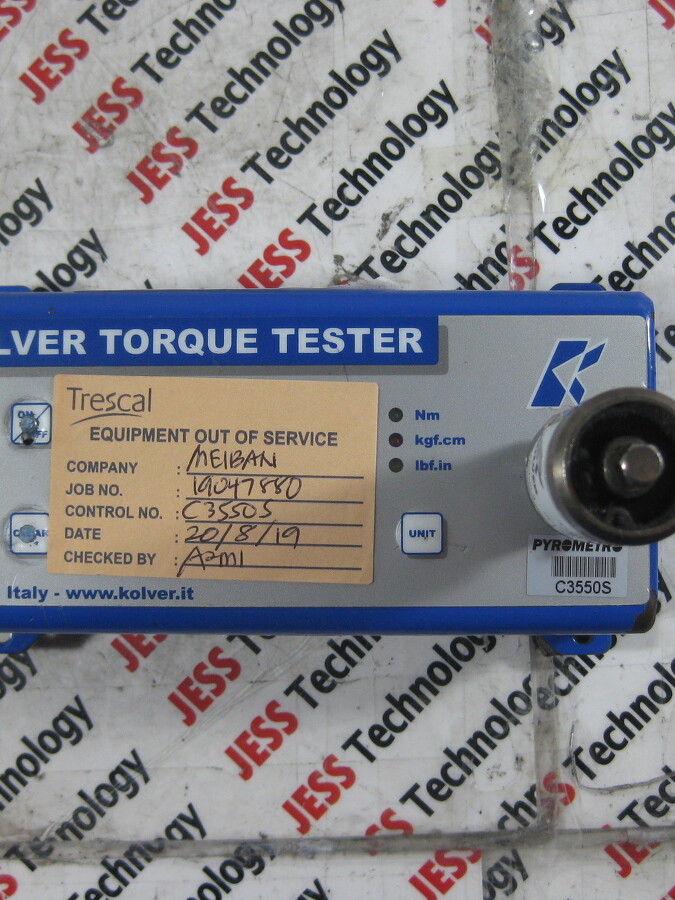 JESS Repair Service in Malaysia - Repair KOLVER TORQUE TESTER MINIK5 ...