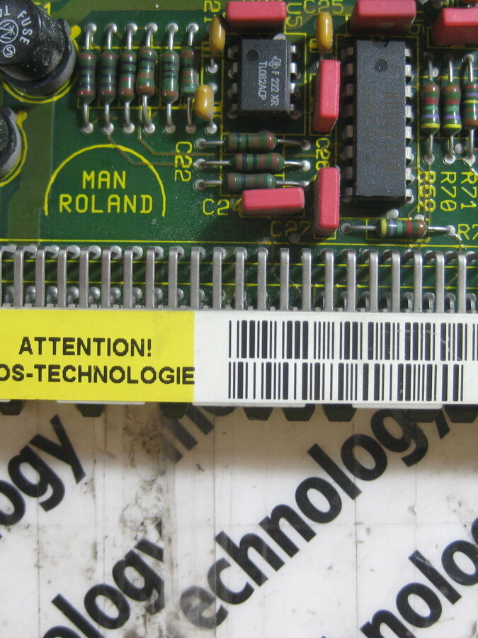 JESS Repair Service in Malaysia - Repair MAN ROLAND PCB A37V058170 ...