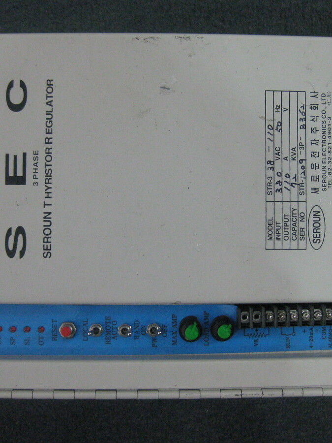 JESS Repair Service in Malaysia - Repair SEROUN THYRISTOR REGULATOR STR ...