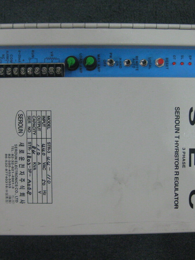 JESS Repair Service in Malaysia - Repair SEROUN THYRISTOR REGULATOR STR ...