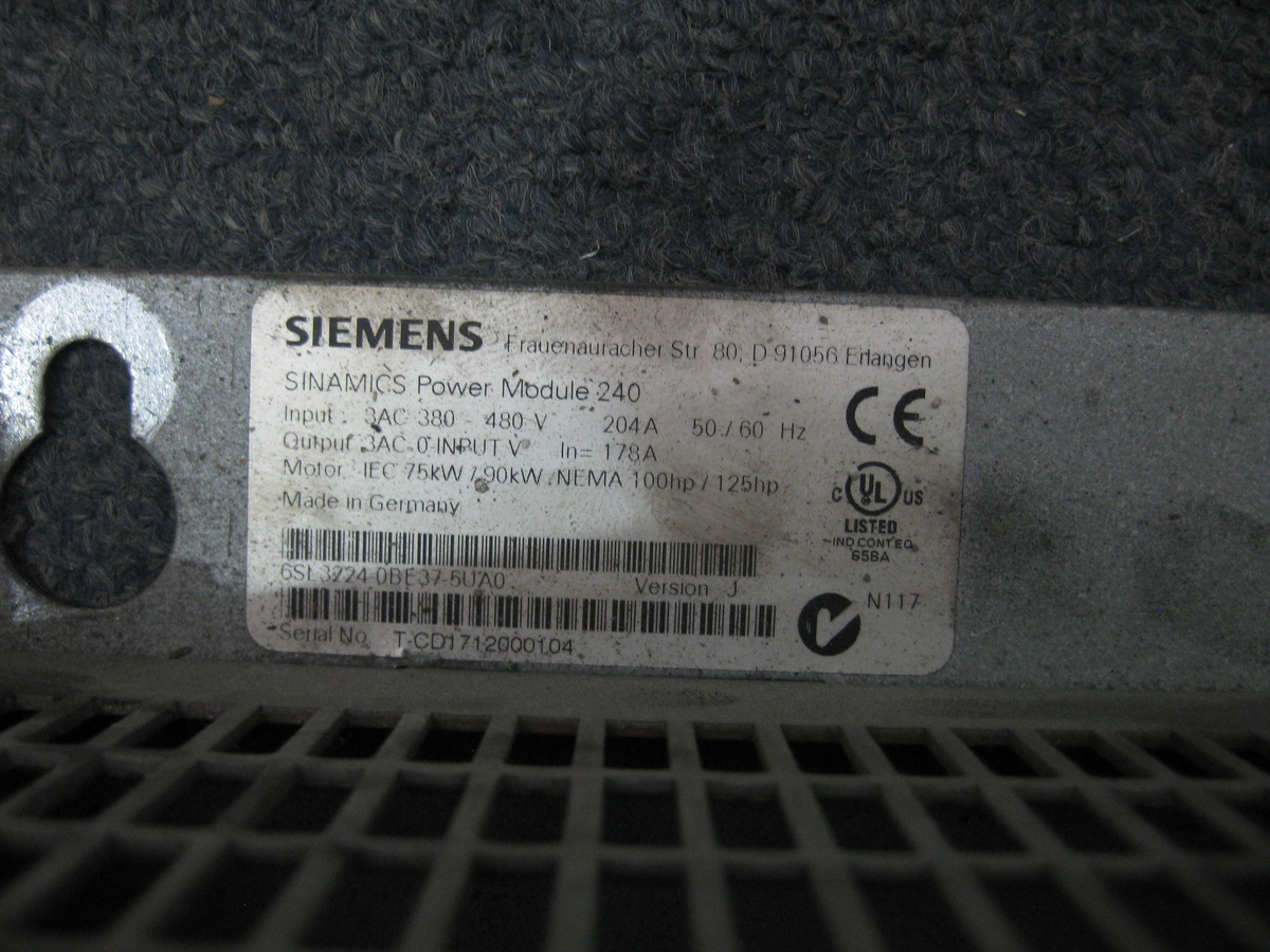 JESS Repair Service in Malaysia - Repair SIEMENS INVERTER 75KW SINAMICS ...