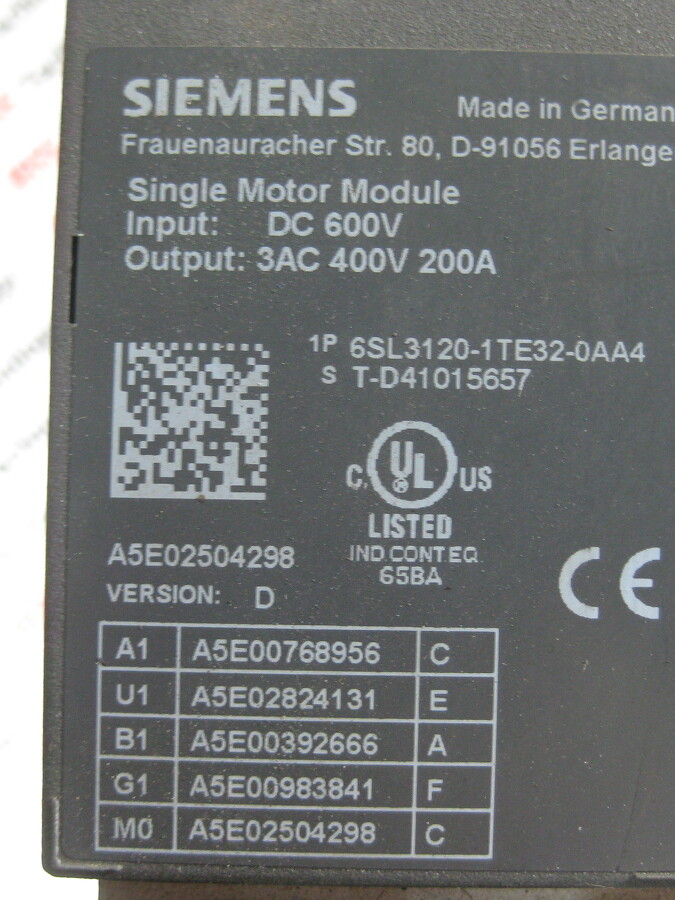 JESS Repair Service in Malaysia - Repair SIEMENS SINGLE MOTOR MODULE ...