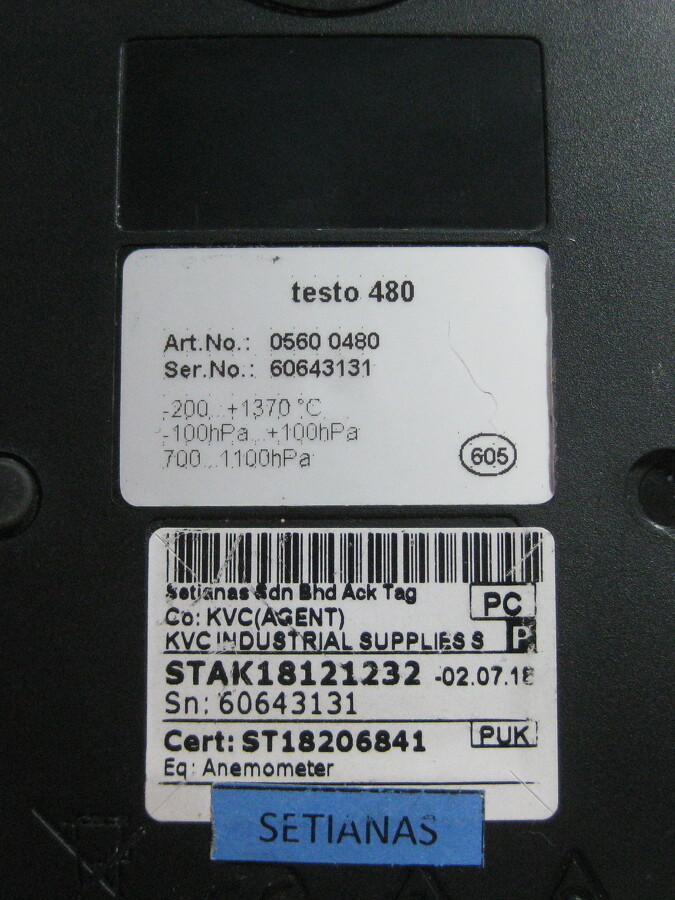 JESS Repair Service in Malaysia - Repair TESTO AIR FLOW METER -, Best ...