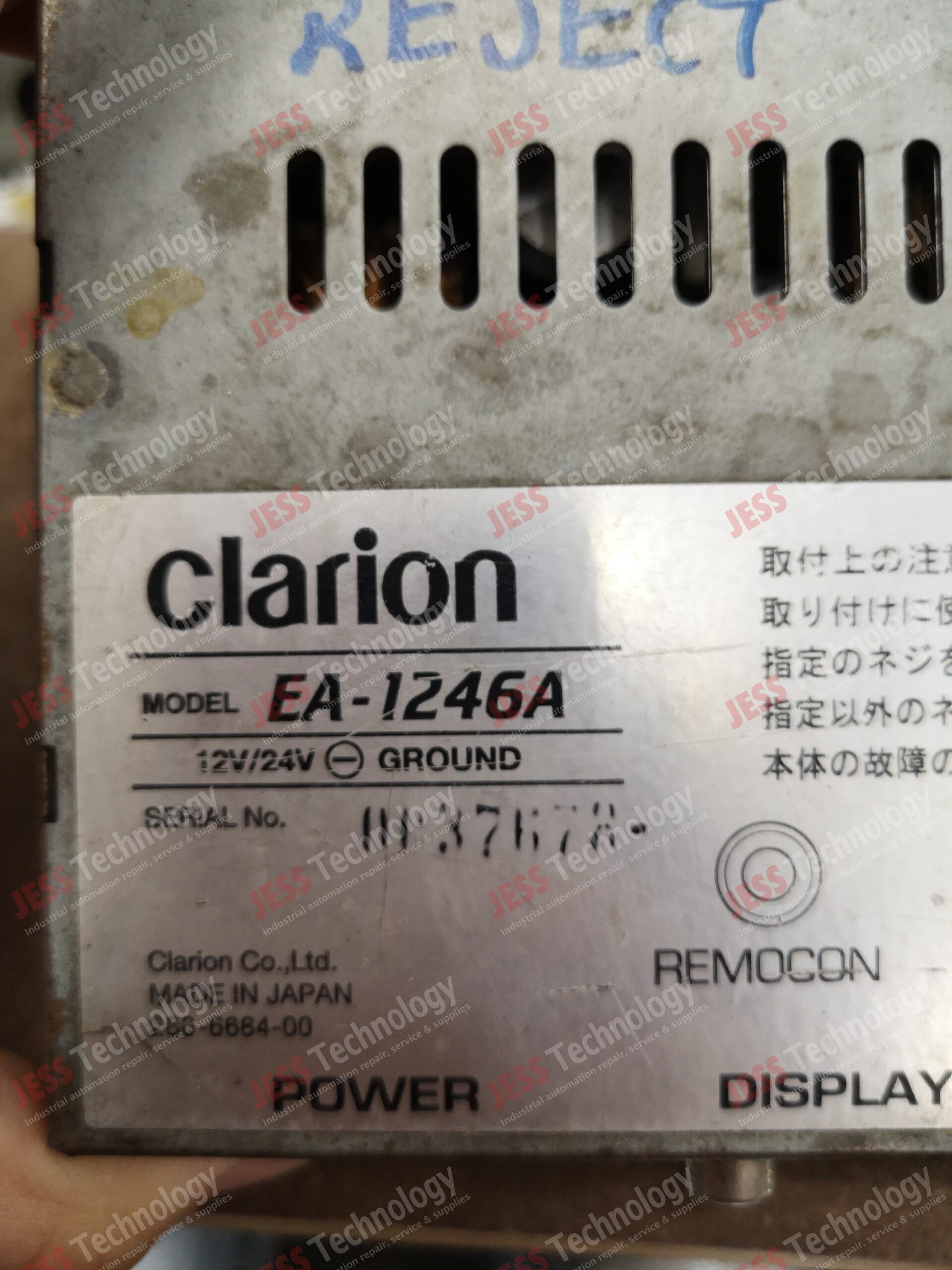 JESS Repair Service in Malaysia - Repair CLARION Clarion power supply ...