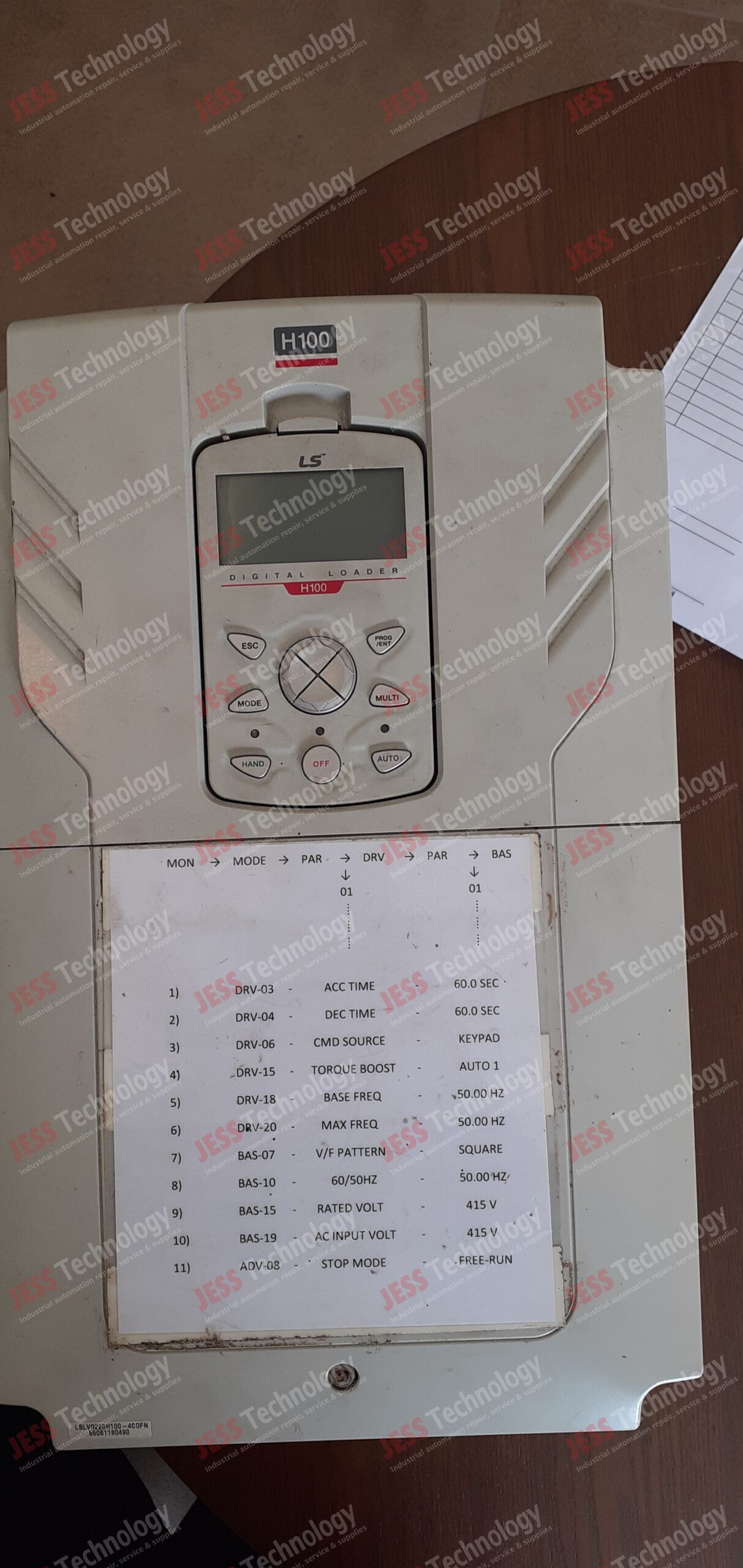 JESS Repair Service in Malaysia - Repair LS LS DIGITAL LOADER H100 ...