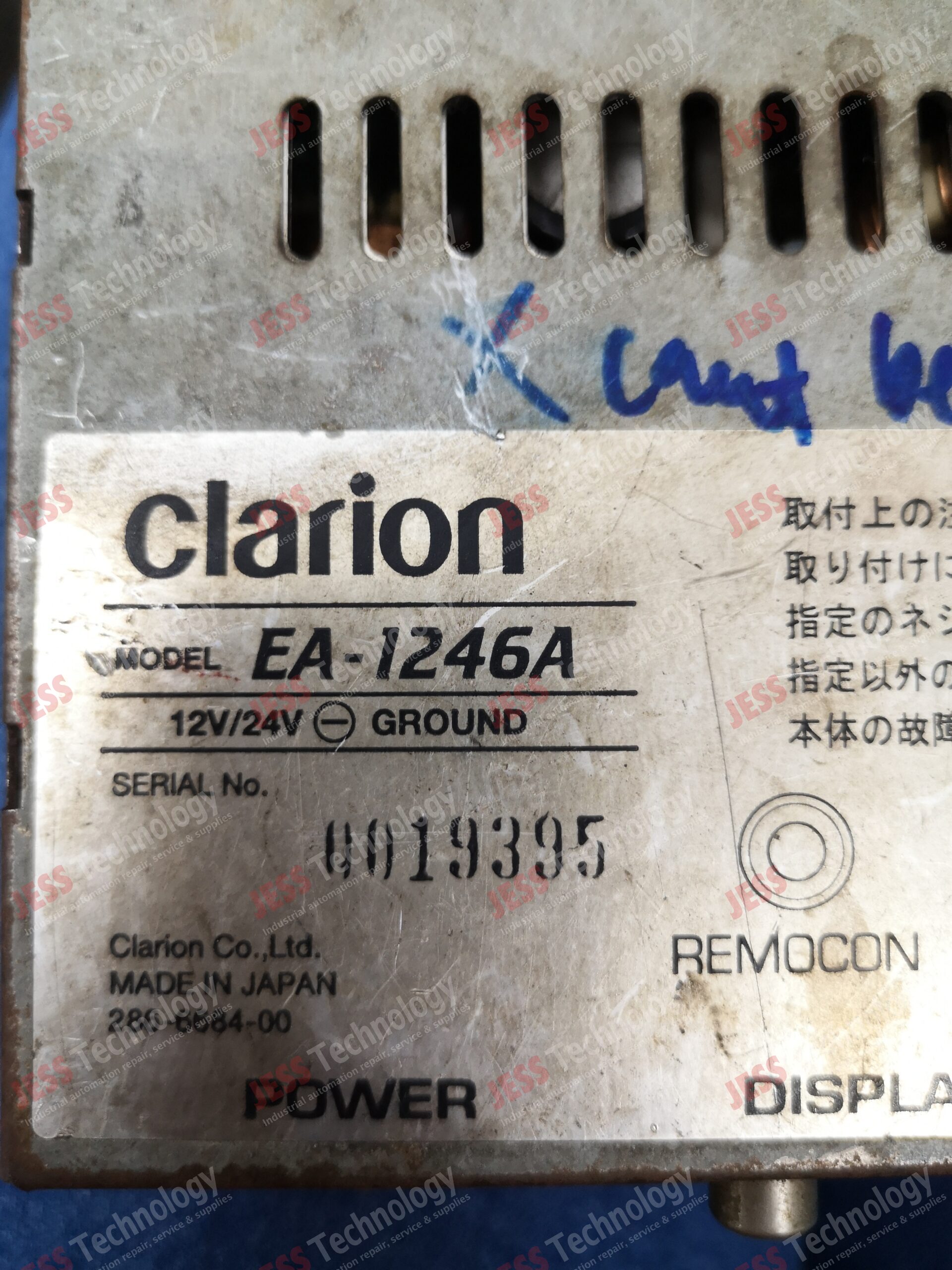 JESS Repair Service in Malaysia - Repair CLARION Clarion power supply ...