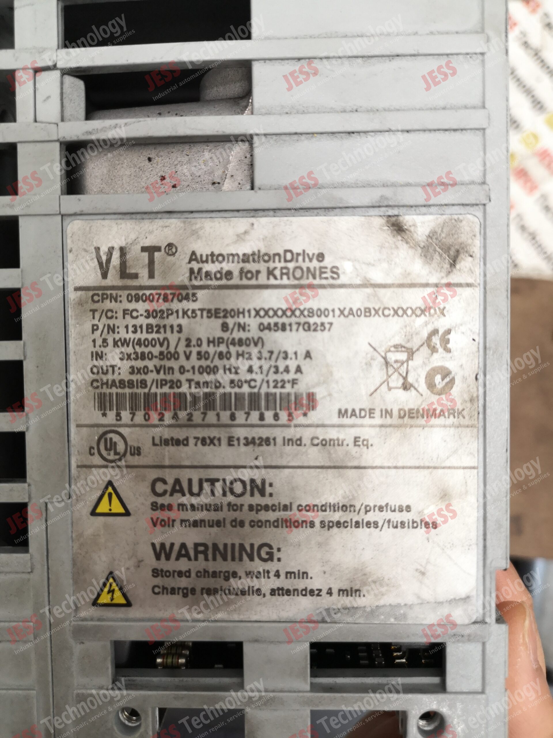 JESS Repair Service in Malaysia - Repair VLT Danfoss vlt 1.5kw ...