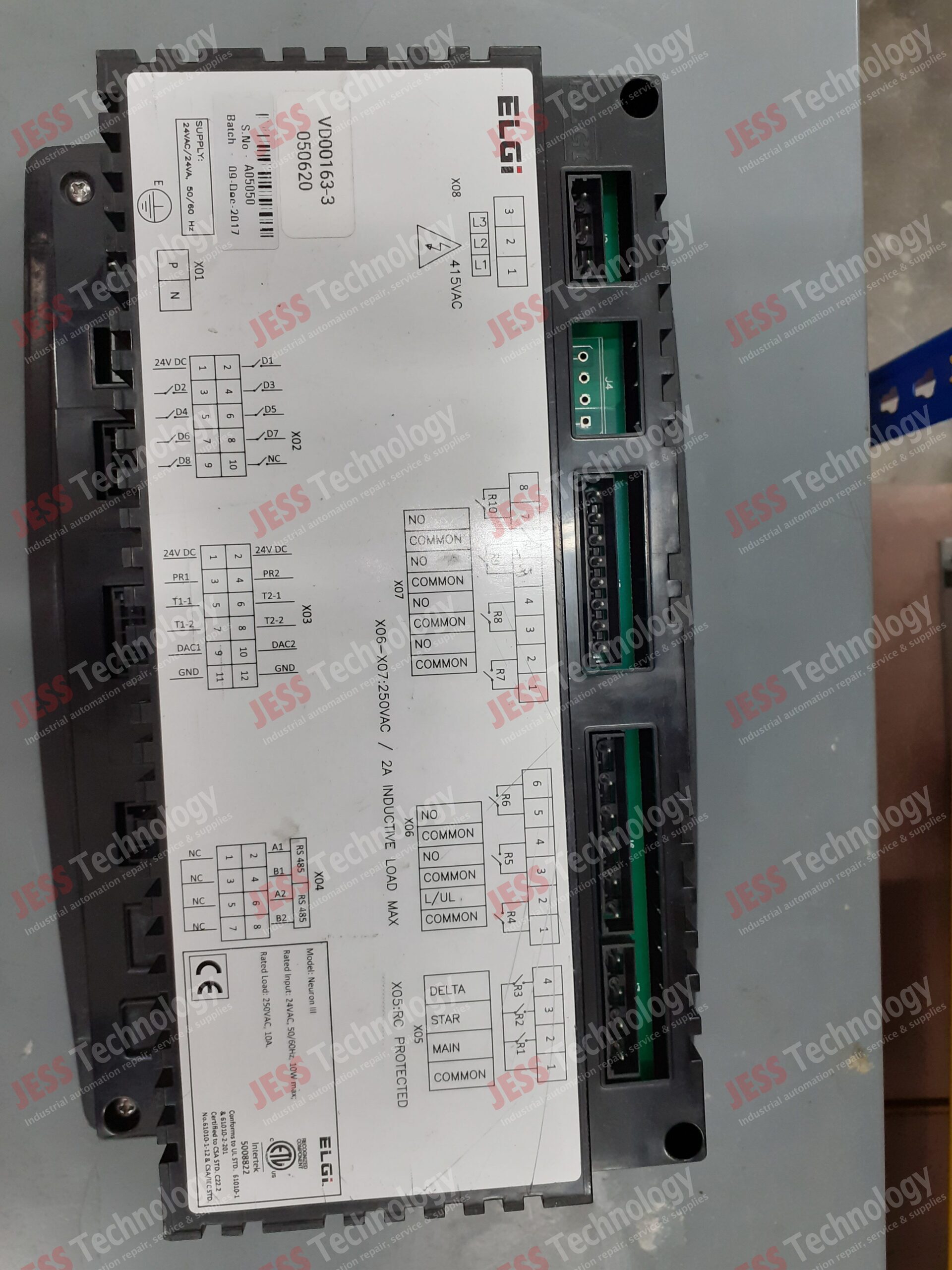 JESS Repair Service in Malaysia - Repair ELGI Panel elgi A050505 NEURON ...