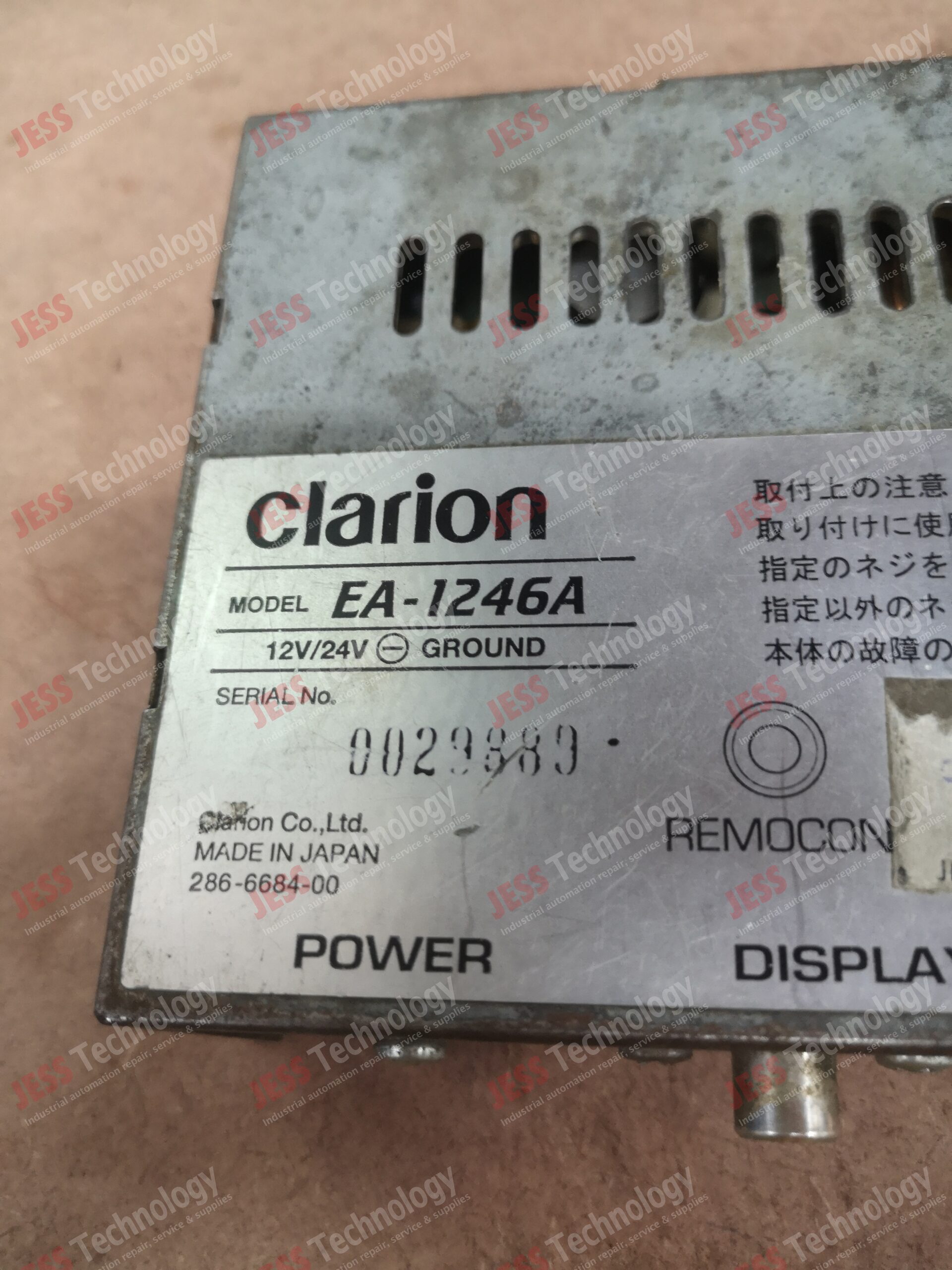 JESS Repair Service in Malaysia - Repair CLARION Clarion power supply ...