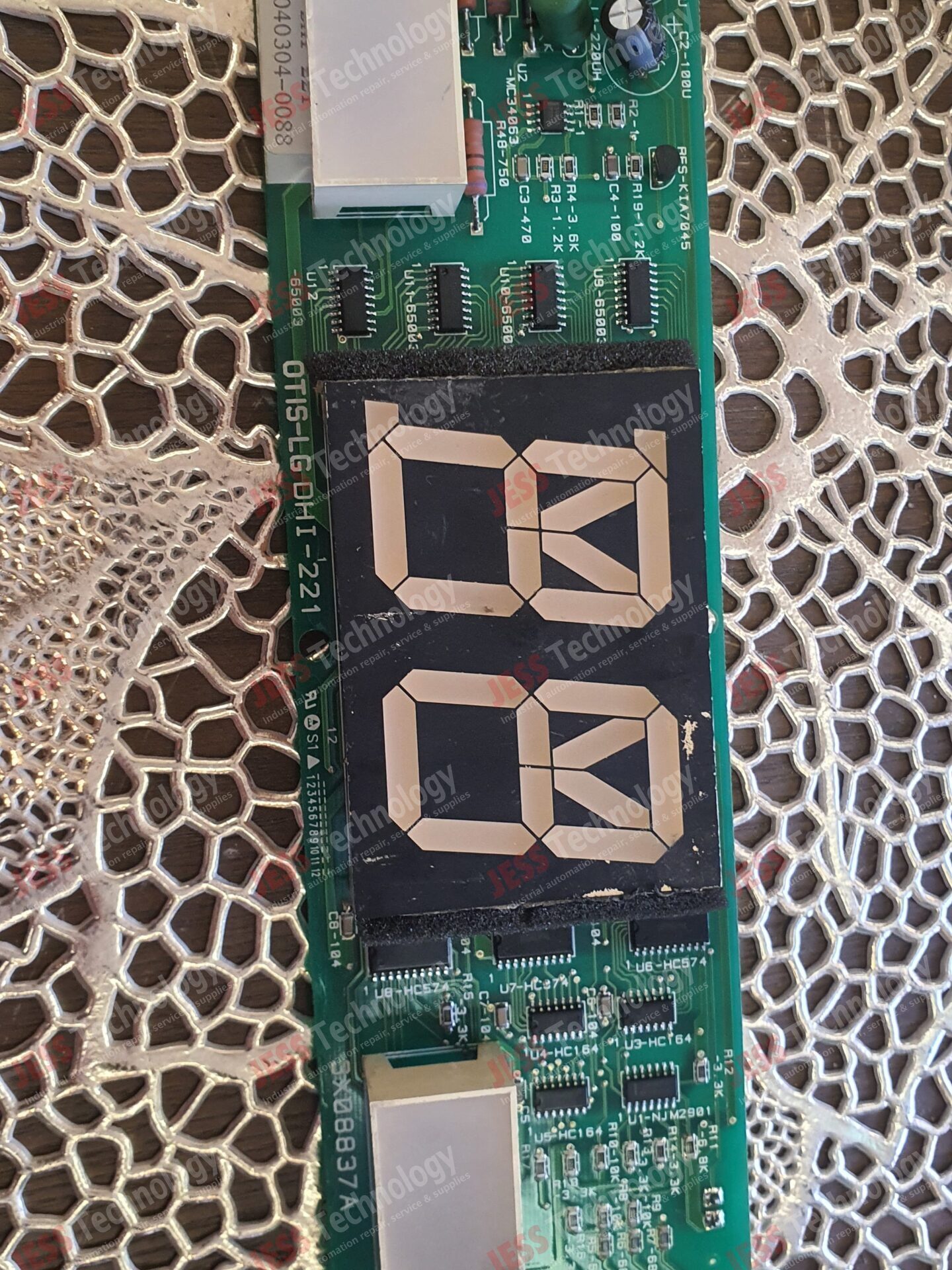 JESS Repair Service in Malaysia - Repair OTIS PCB DISPLAY Otis pcb board 2R25274A OTIS-LG 0HI ...