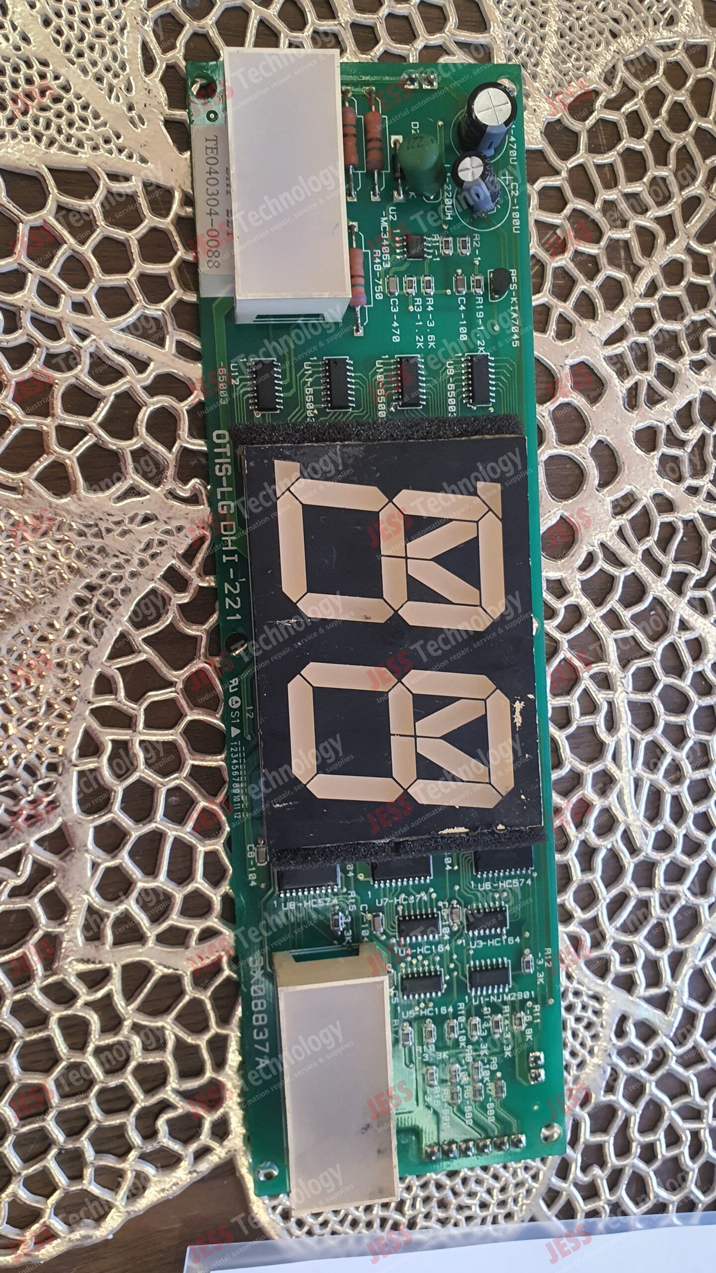 JESS Repair Service in Malaysia - Repair OTIS PCB DISPLAY Otis pcb ...