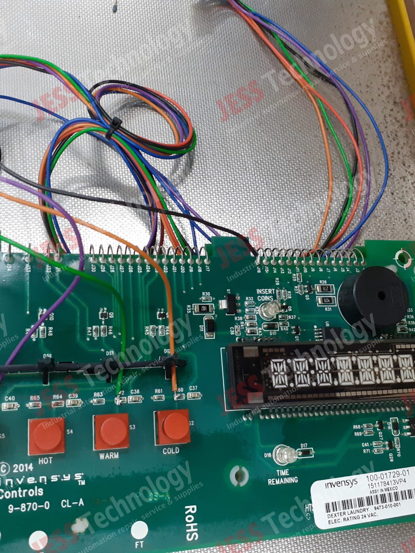 JESS Repair Service in Malaysia - Repair INVENSYS Pcb board - 100-01729 ...