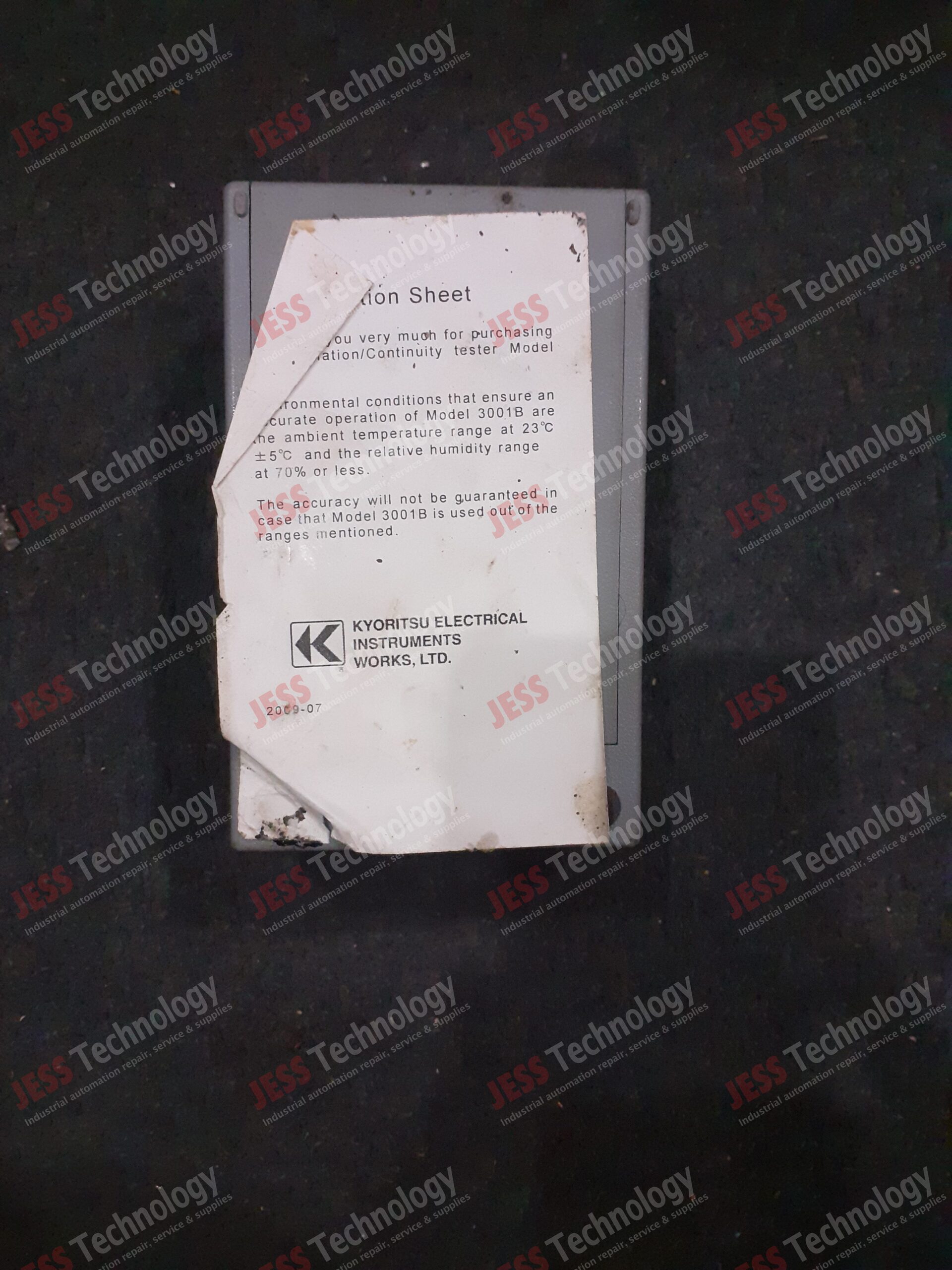 JESS Repair Service in Malaysia - Repair Kyoritsu Digital insulation ...