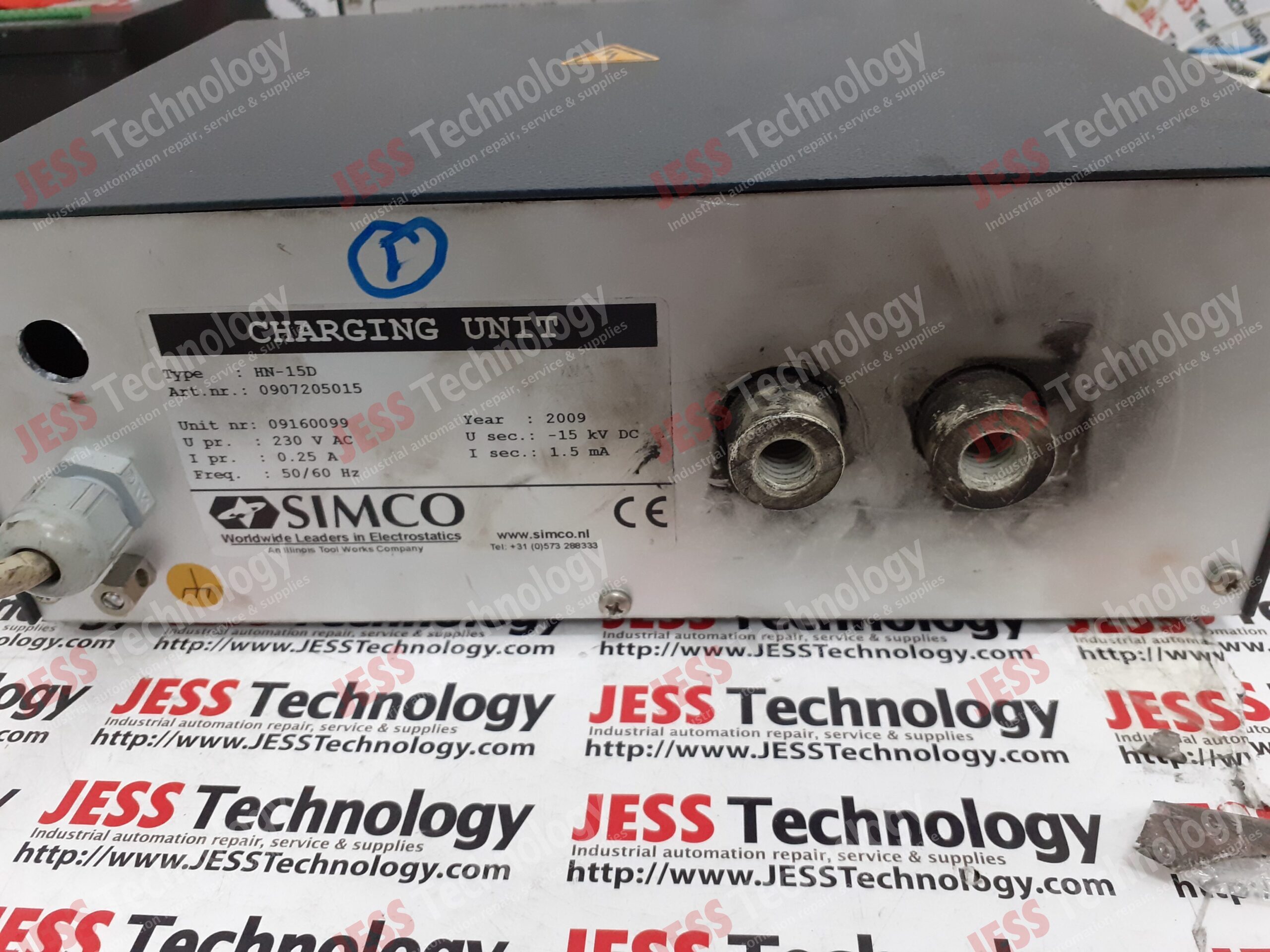 JESS Repair Service in Malaysia - Repair SIMCO Static charging unit 09160099 HN-15D, Best Repair ...
