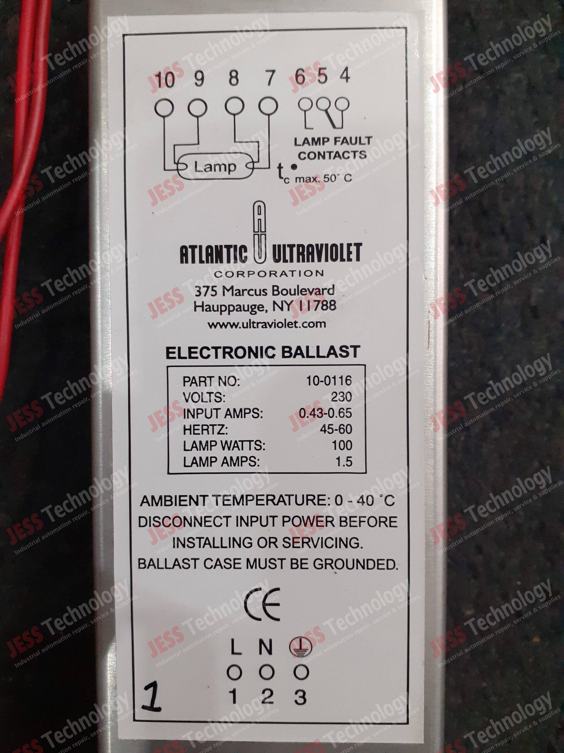 JESS Repair Service in Malaysia - Repair Atlantic Brand: Atlantic Ultraviolet Controller Model ...