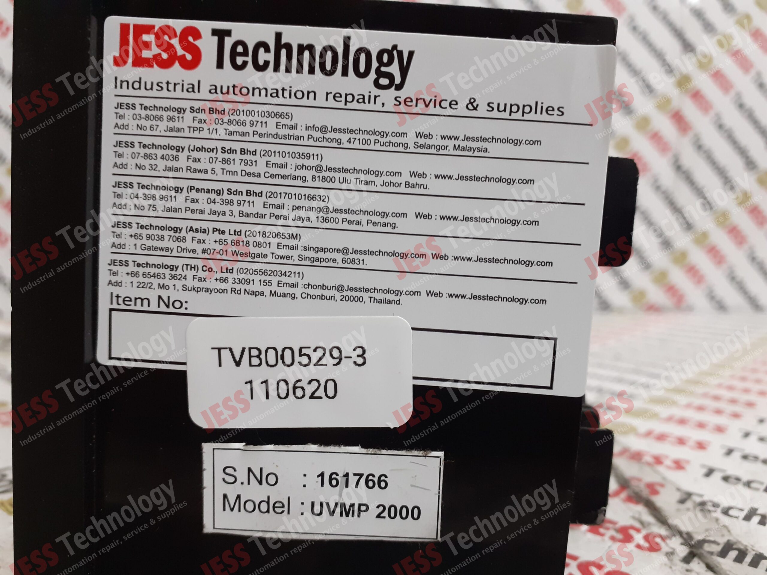 JESS Repair Service in Malaysia - Repair ALFA uv intensity monitor ...