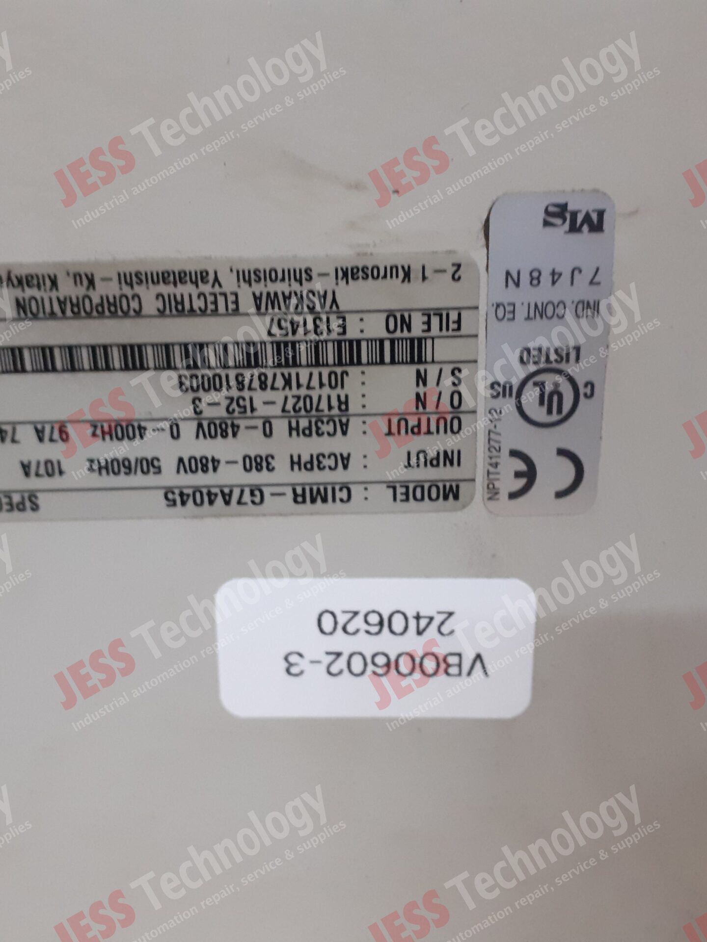 JESS Repair Service in Malaysia - Repair YASKAWA yaskawa varispeed g7 ...