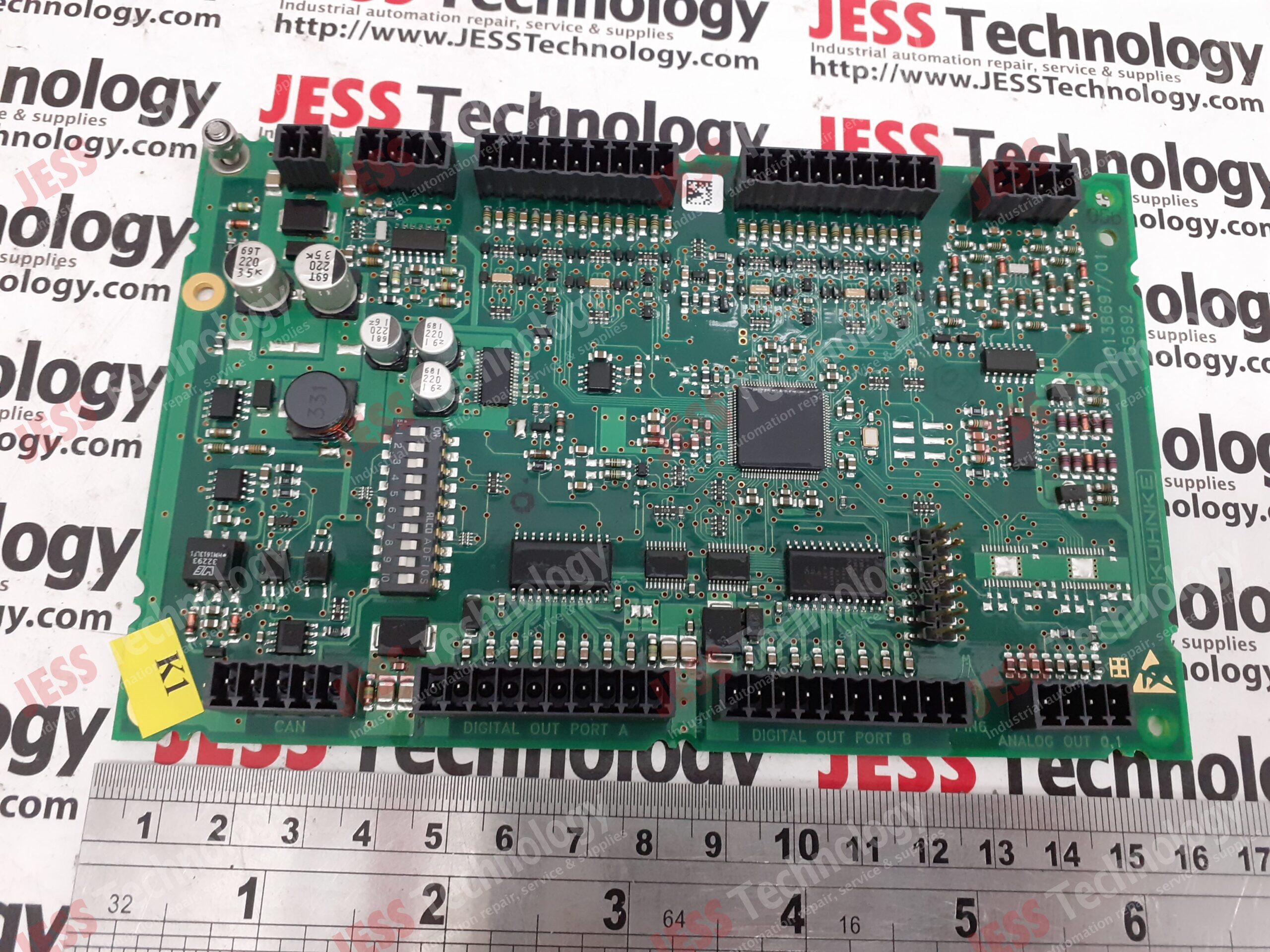JESS Repair Service in Malaysia - Repair RUHLE Pcb board 17050800077 CAN-I/O 16DI/16DO, Best ...
