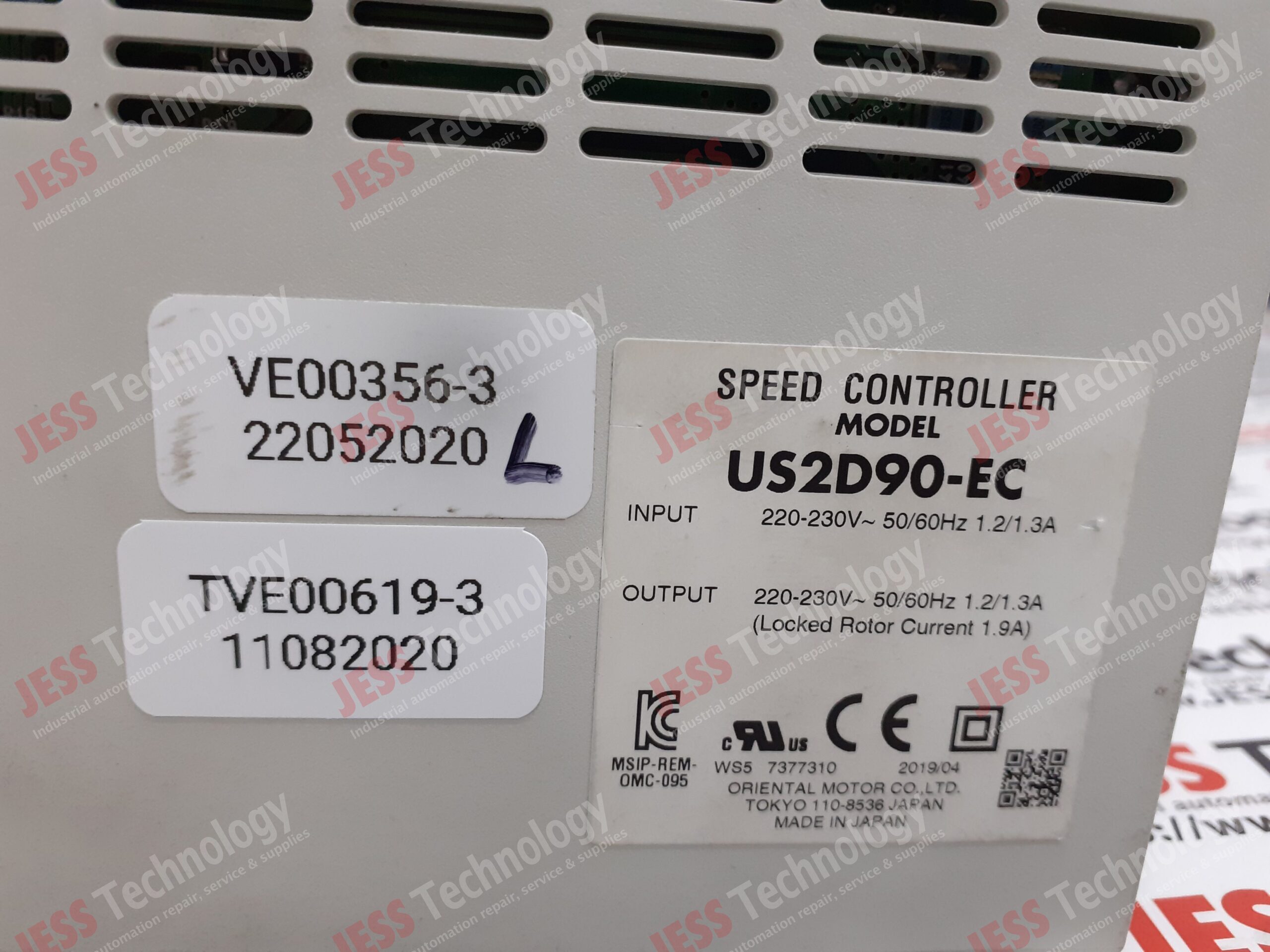 JESS Repair Service in Malaysia - Repair ORIENTAL MOTOR Speed ...