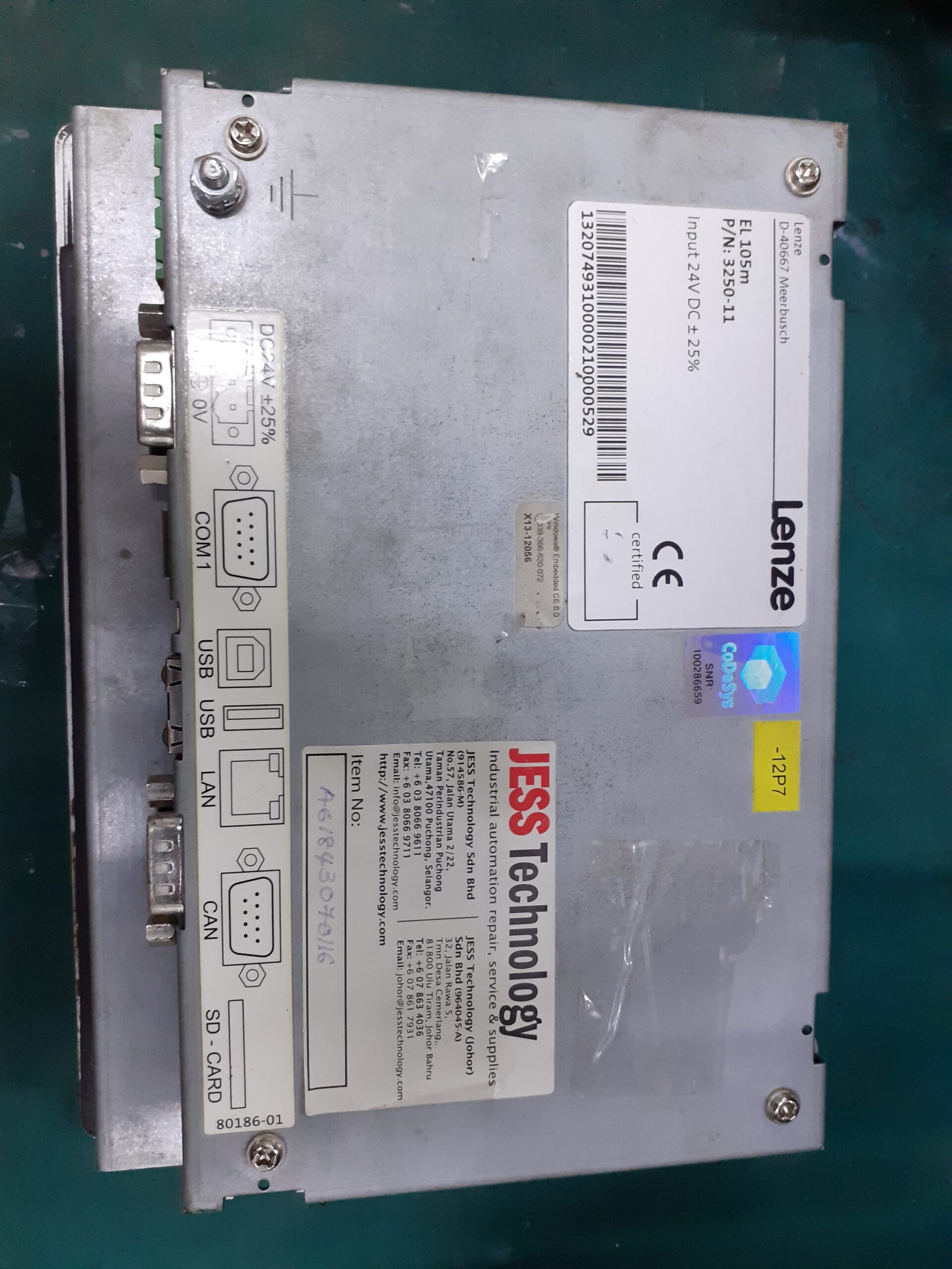 JESS Repair Service in Malaysia - Repair LENZE LENZE MODEL : D-40667 ...