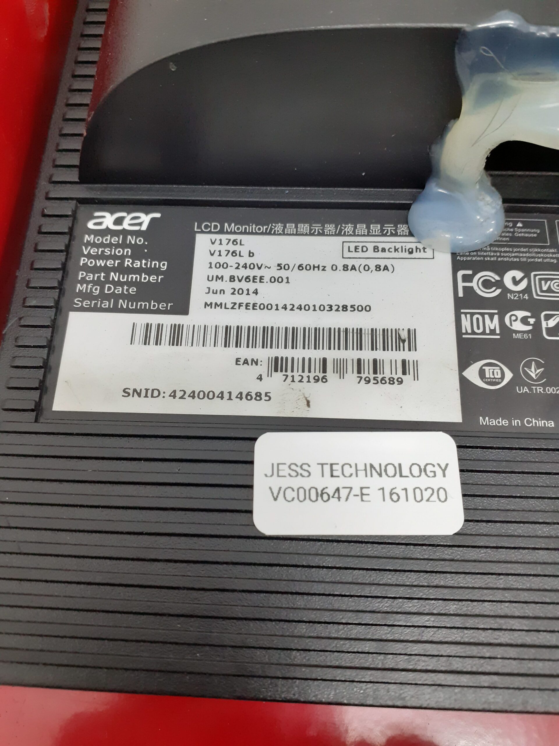 JESS Repair Service in Malaysia - Repair ACER ACER - LCD MONITOR ...