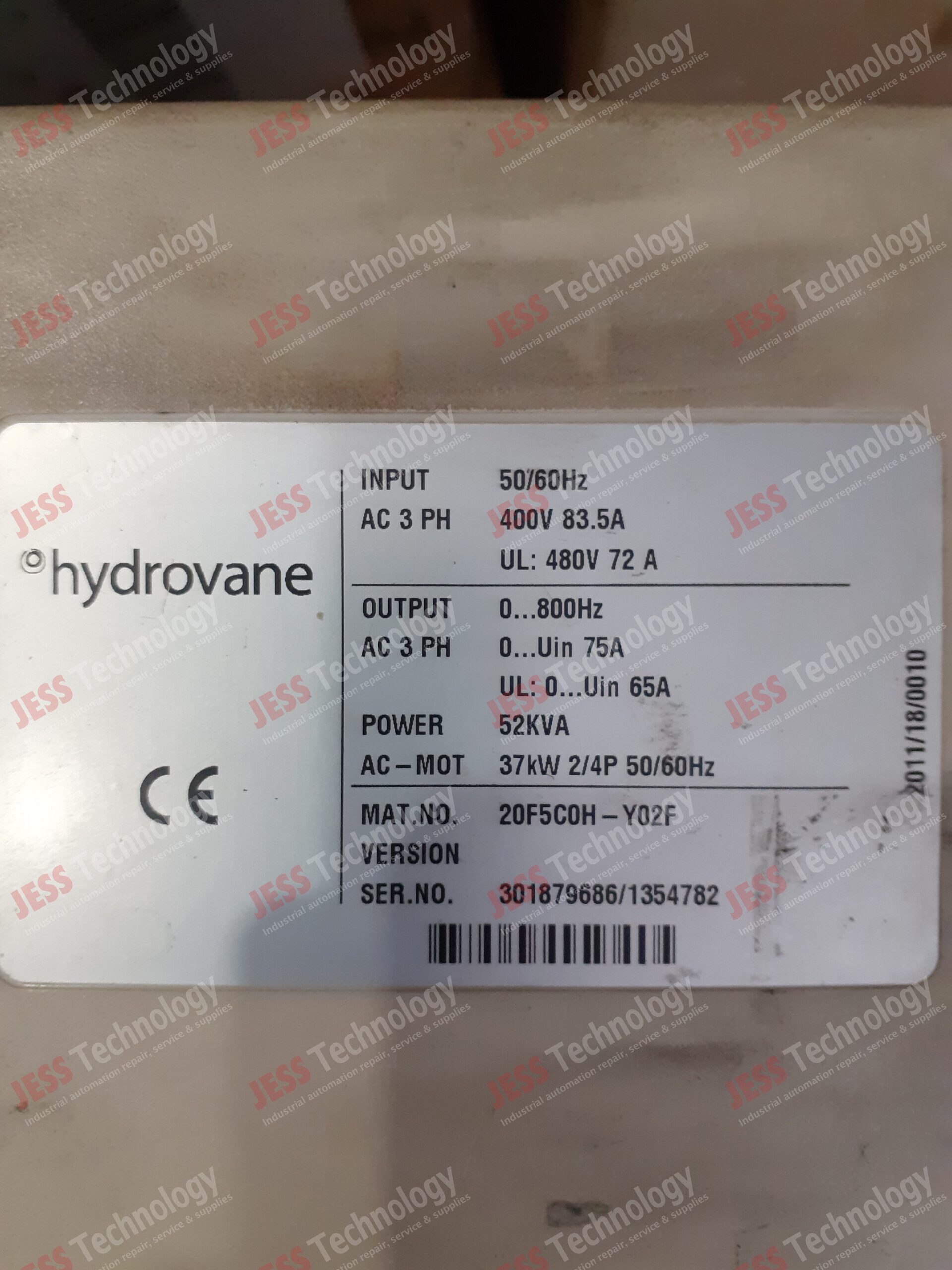 JESS Repair Service in Malaysia - Repair HYDROVANE Hydrovane inverter ...