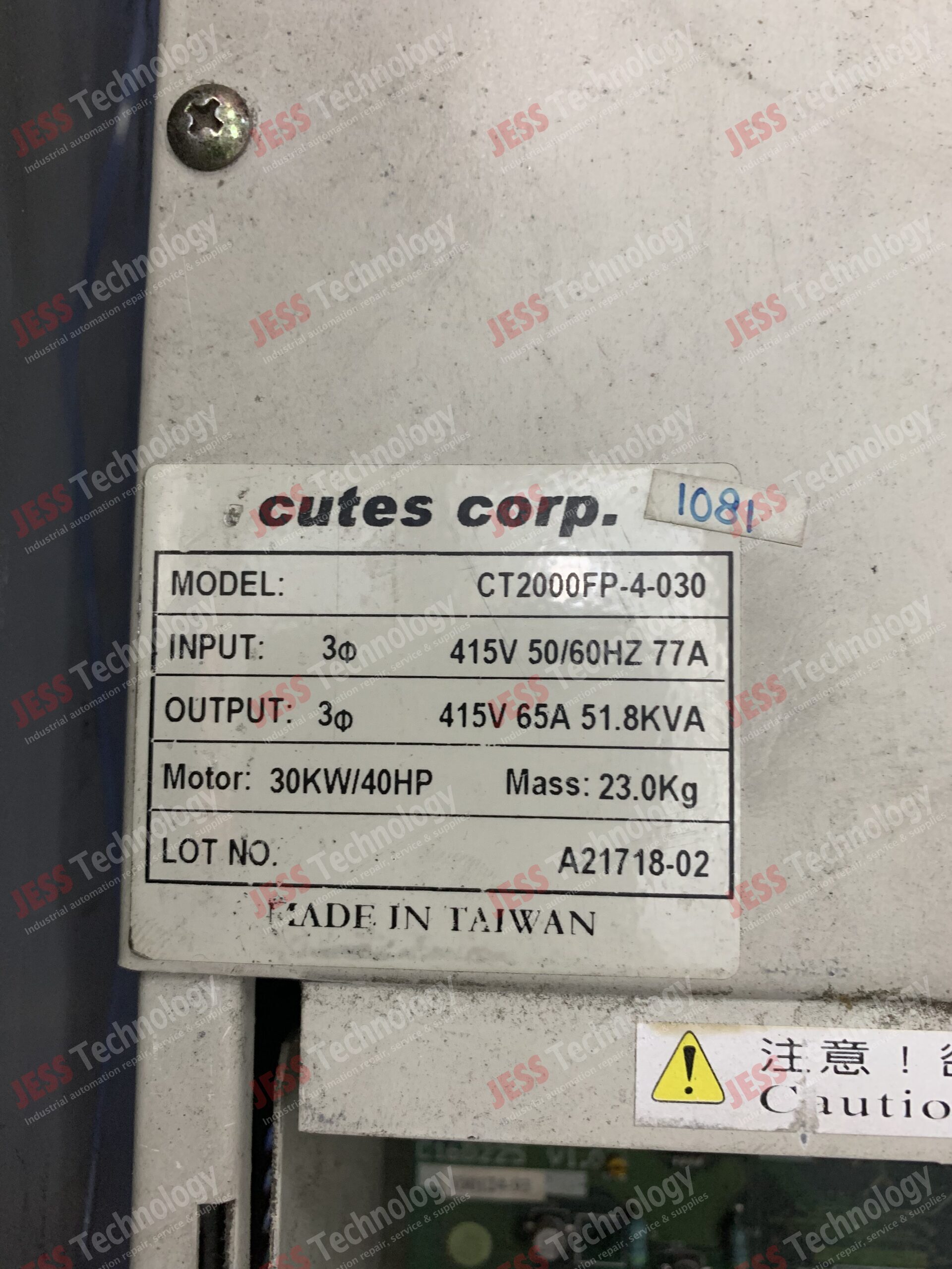 JESS Repair Service in Malaysia - Repair CUTES cutes inverter A21718-02 ...